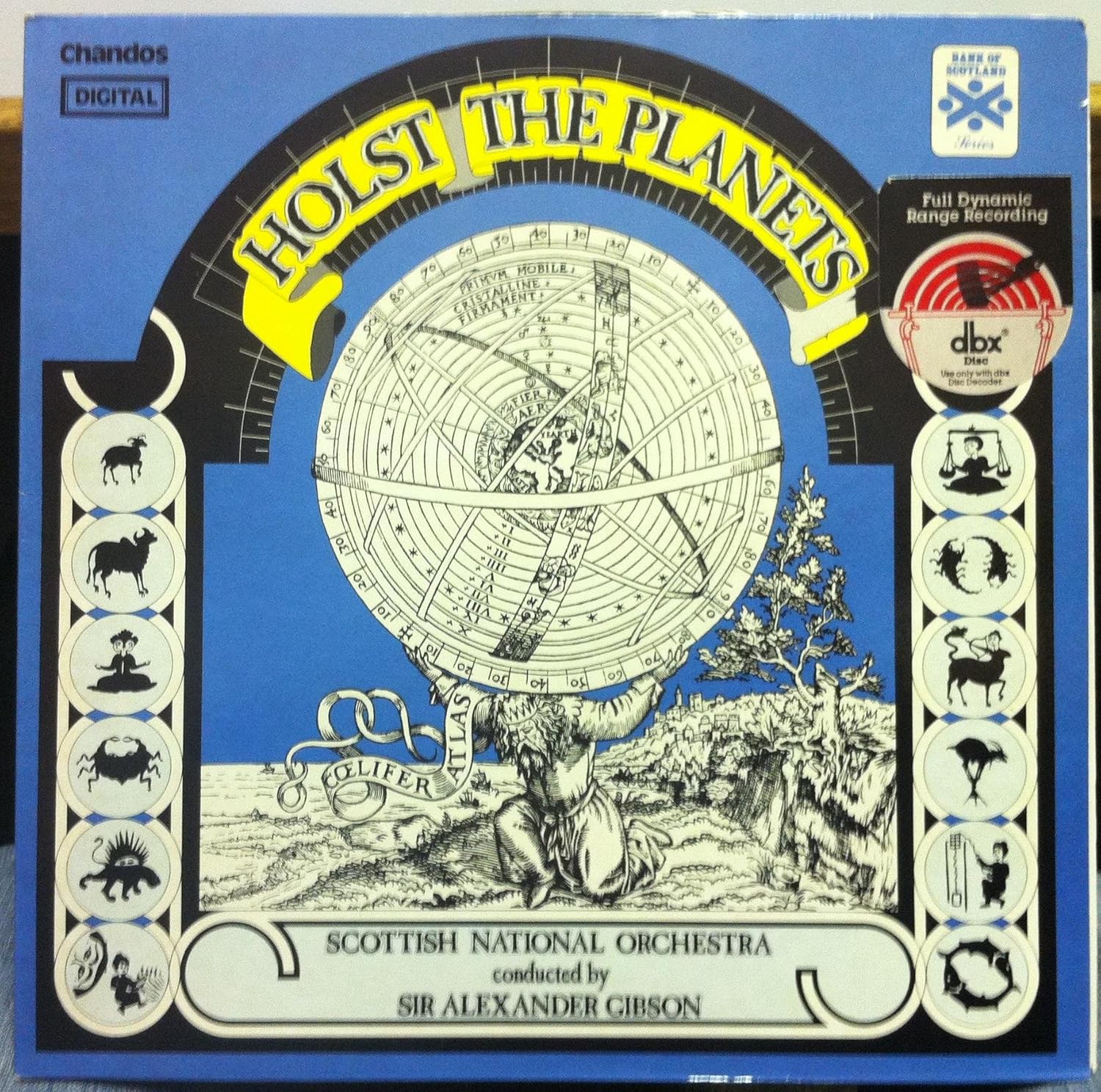 Amazon.com: SIR ALEXANDER GIBSON HOLST THE PLANETS vinyl record: CDs ...