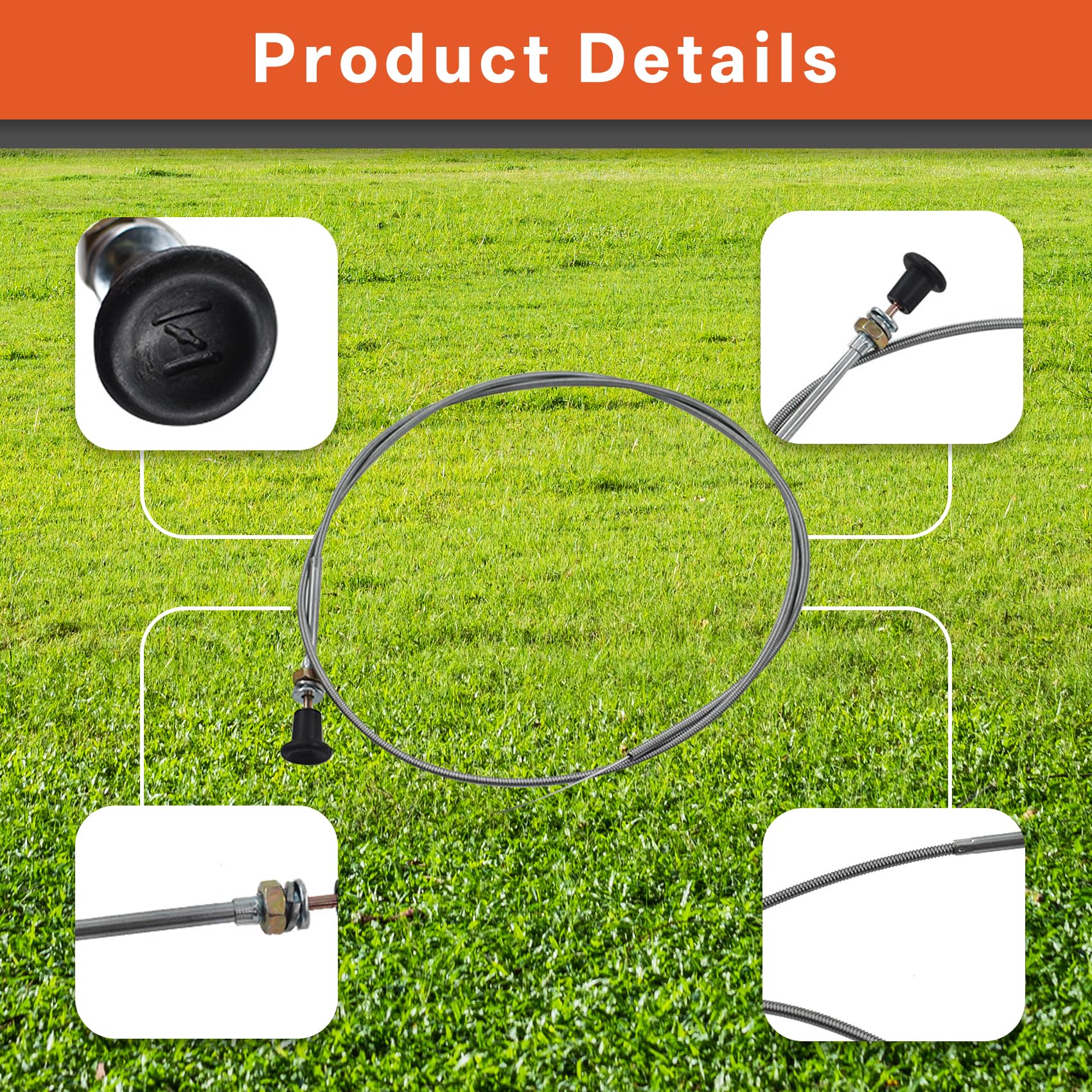 Snapklik.com : Labwork 237 Mower Rotary Universal Push Pull Choke Cable ...