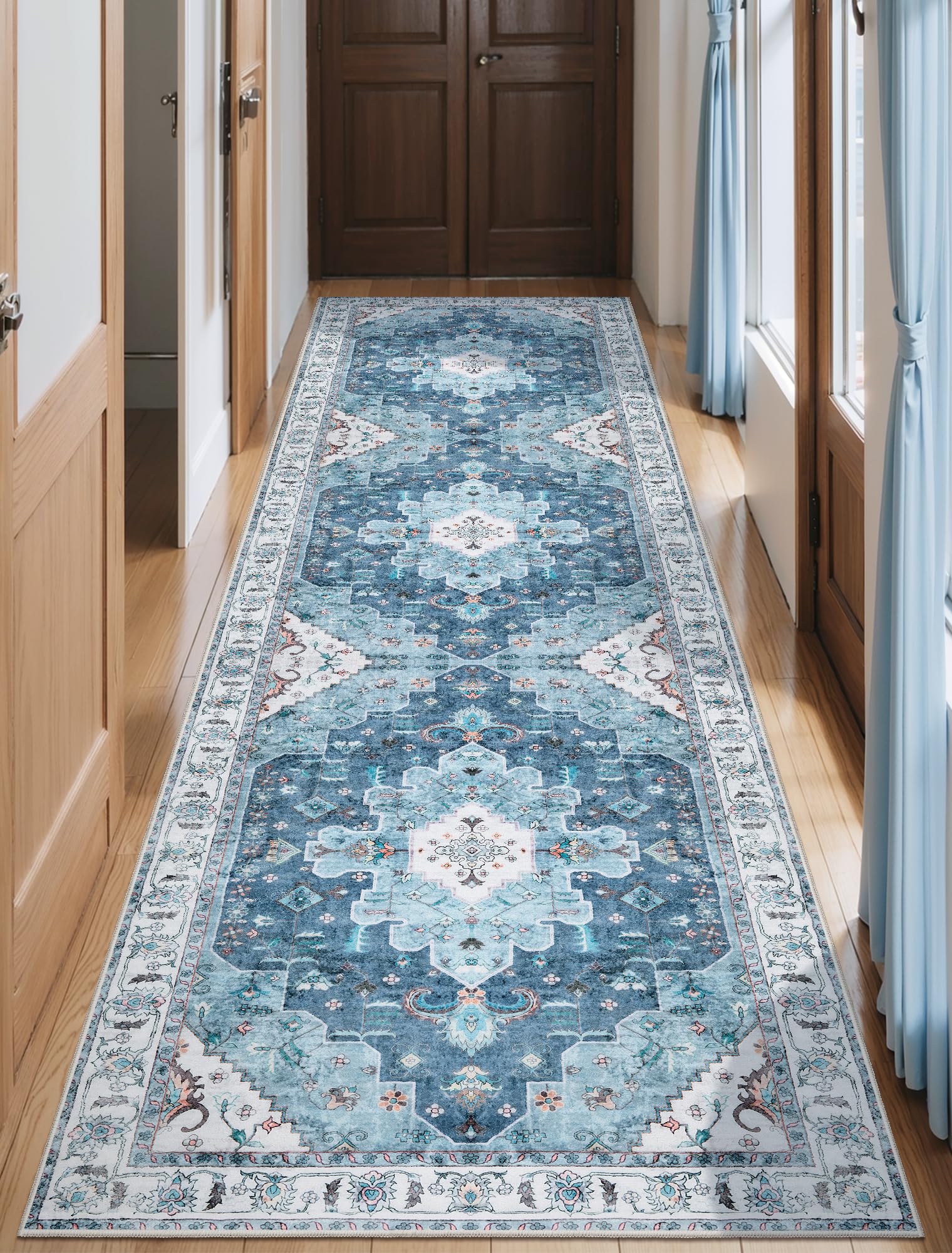 Amazon.com: SERISSA Boho Washable Runner Rug, 2'6"x10' Long Rug Non ...