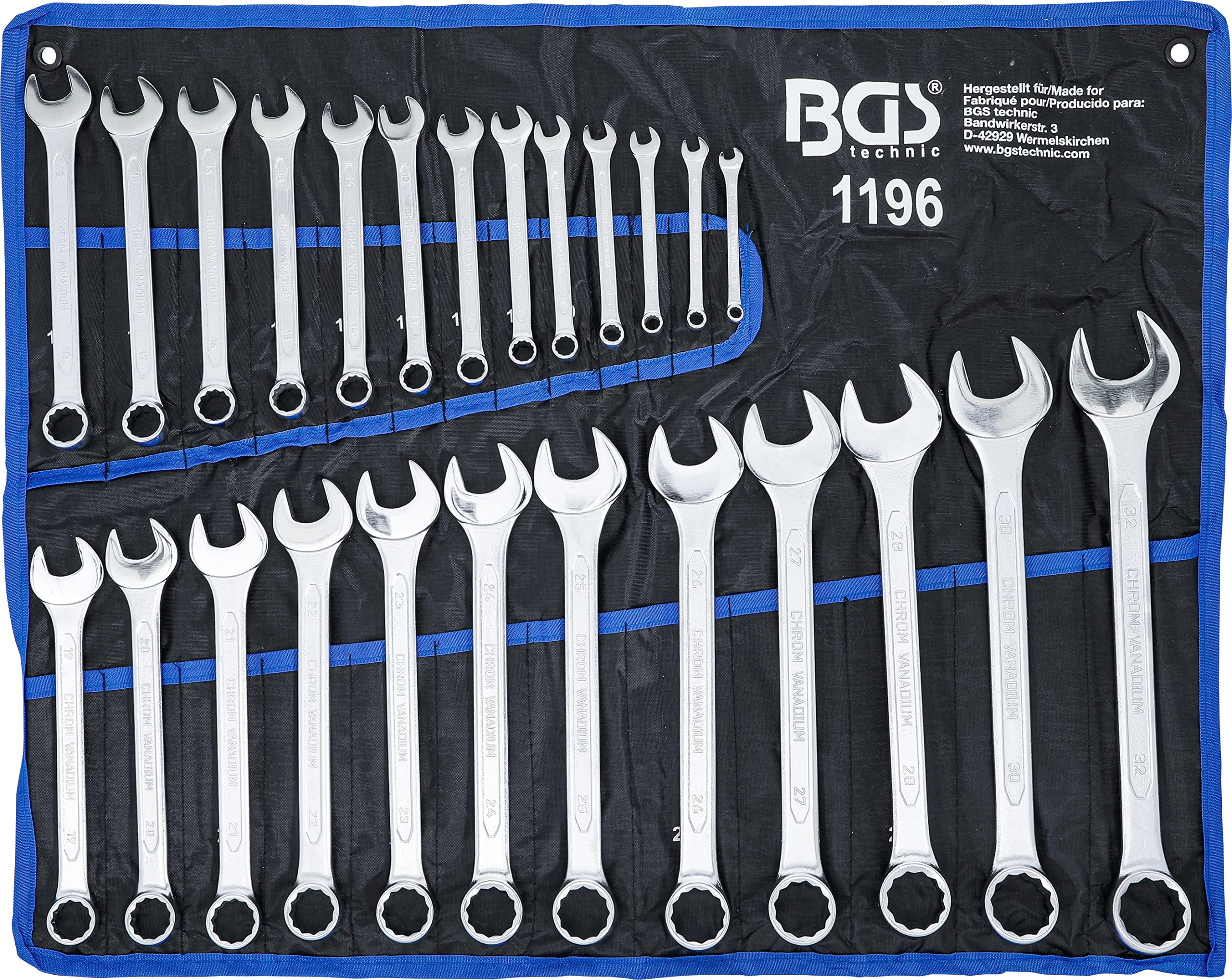BGS 1196 | Combination Spanner Set | 6-32 mm | 25 pcs.: Buy Online at ...