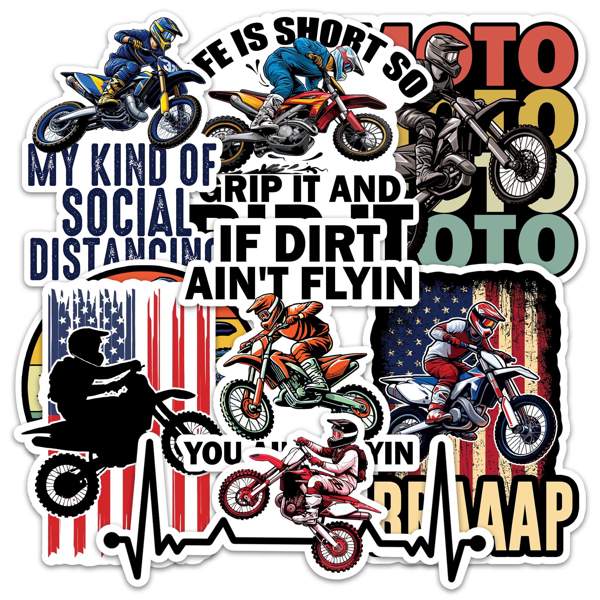 Cool Dirt Bike Stickers Monster Series Graphics Kit For Rieju SMX And