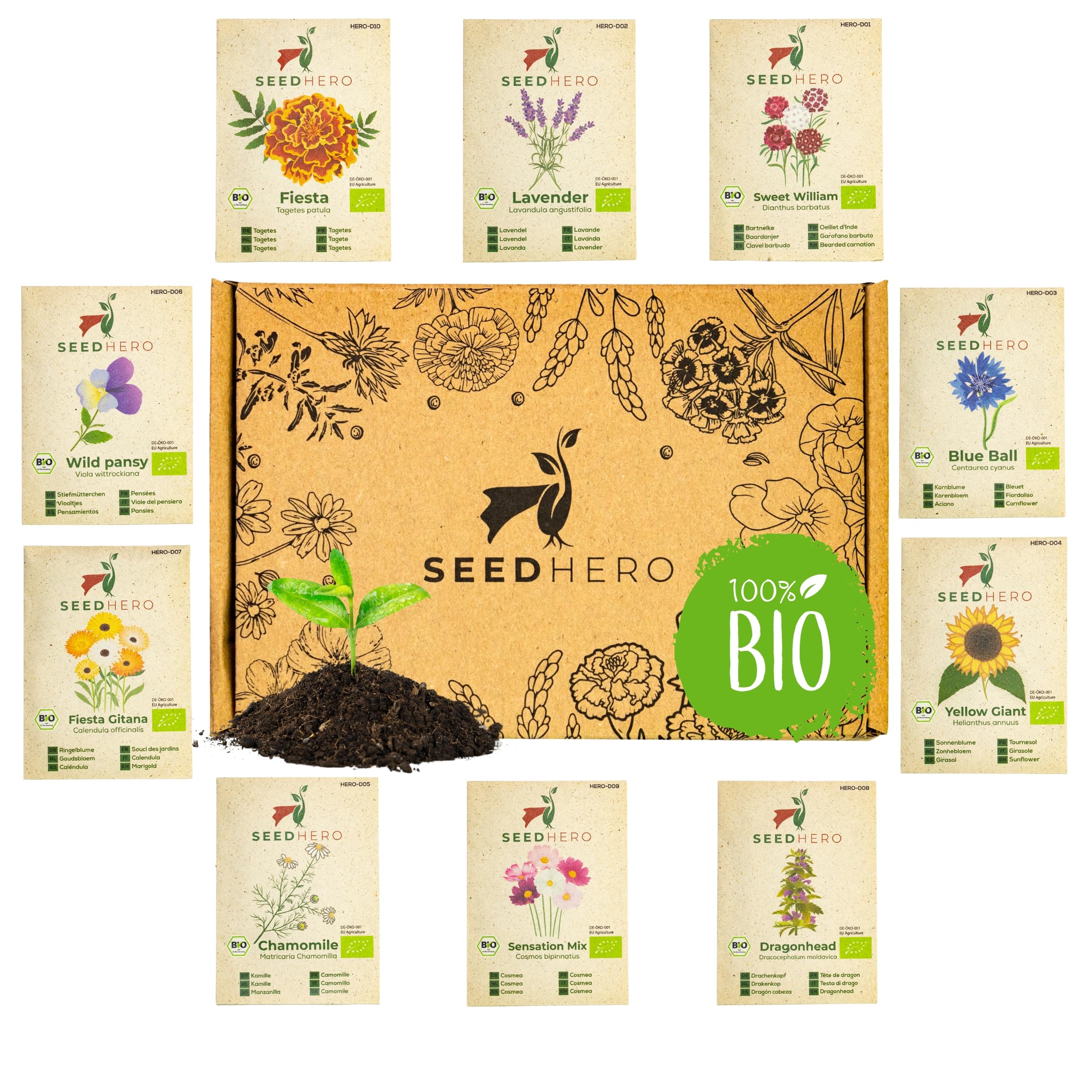 Edible Flower Seeds Edible Flower Mix Seeds | Terroir Seeds
