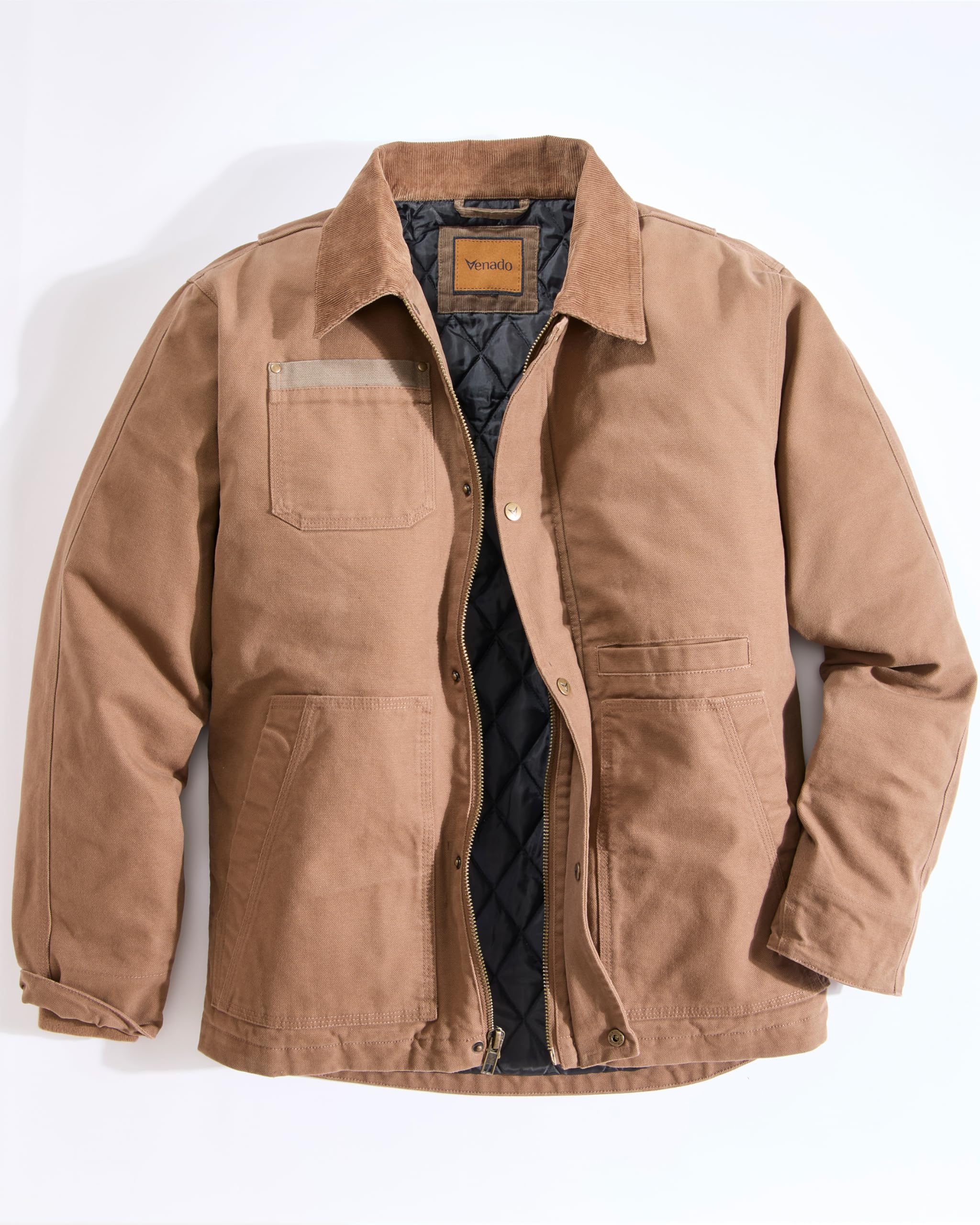 Snapklik.com : Venado Mens Canvas Concealed Carry Jacket