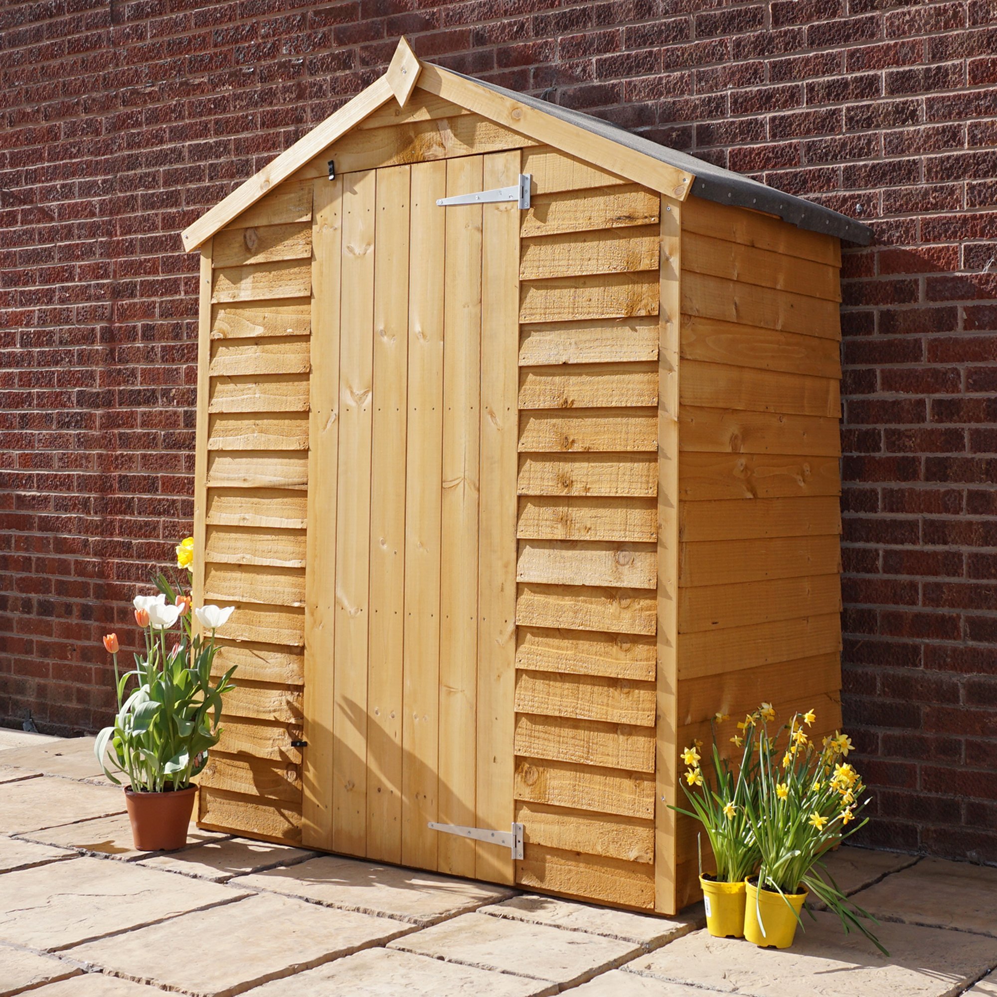 Buy WALTONS EST. 1878 Wooden Garden Shed 3x5 Outdoor Storage Building ...