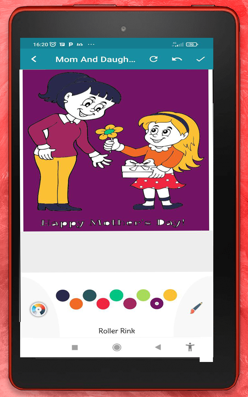 Mom And Daughter Coloring Pages: Family Coloring Book Game For Kids ...