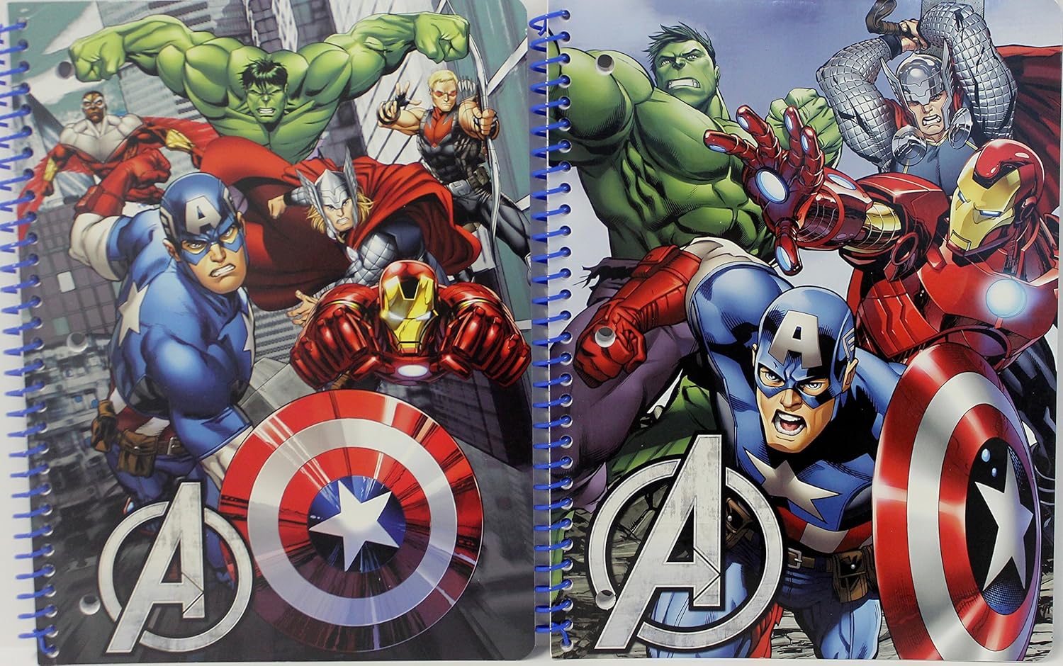 Marvel Kids Avengers 1 Subject Wide Ruled Notebook 80 Sheets (Pack of 2 ...