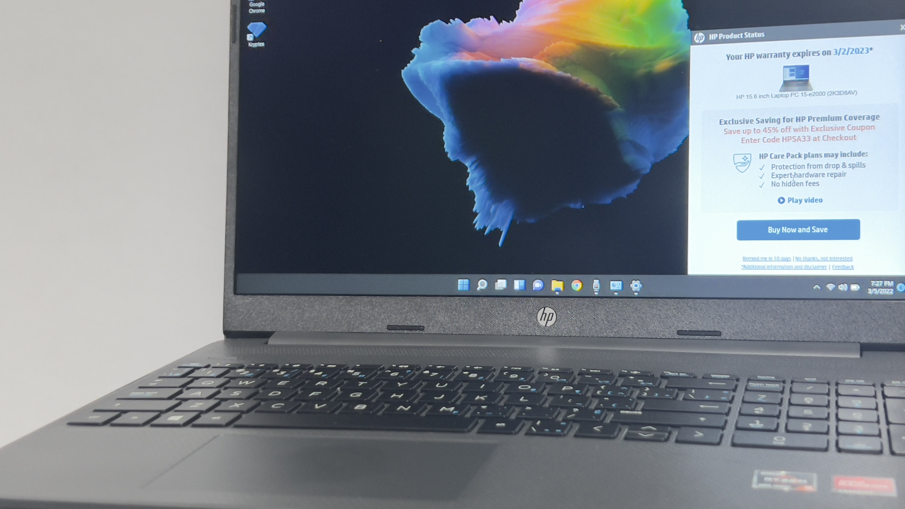 Watch HP AMD Ryzen 3 5300U 8GB DDR4, 512GB NVMe SSD, Radeon GFX on ...