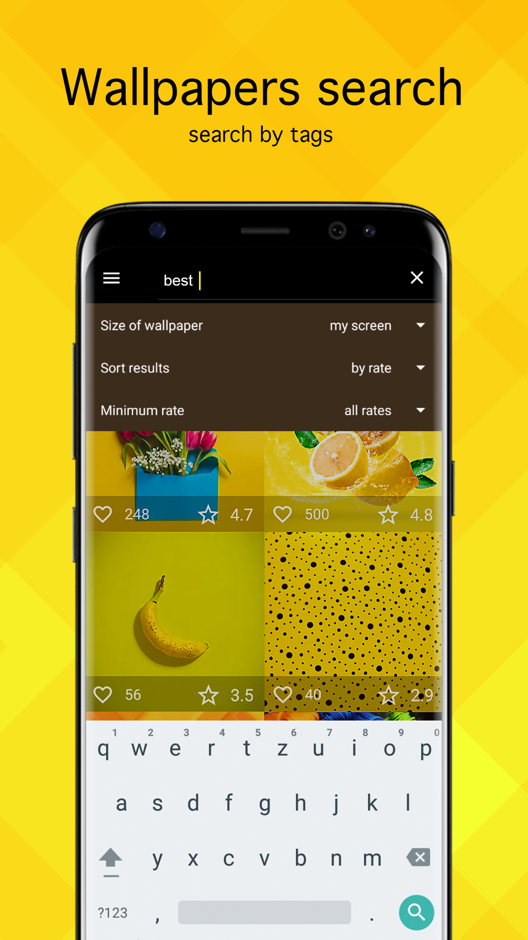 Yellow Wallpapers and Backgrounds apps 4K - App on Amazon Appstore