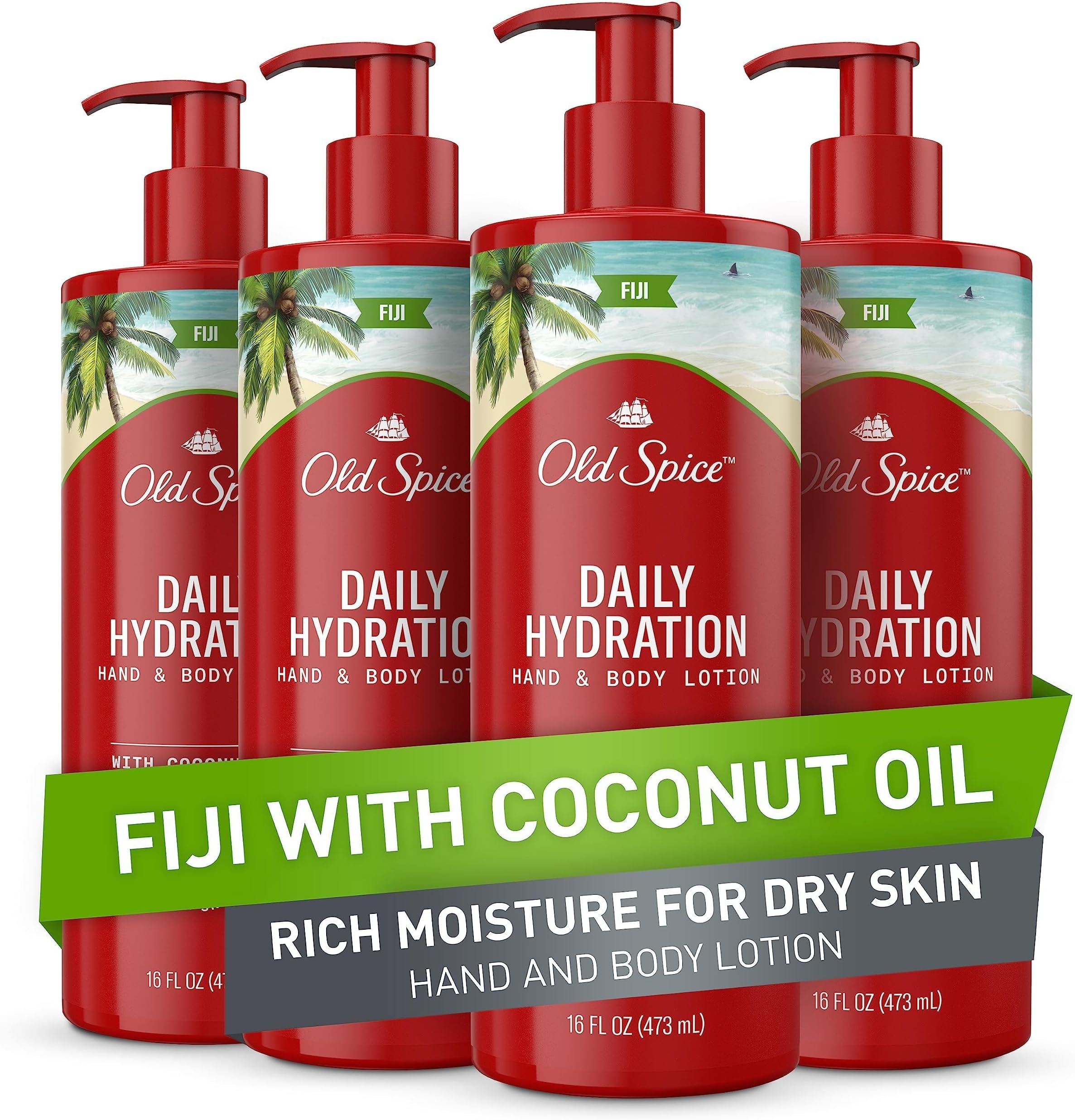 Amazon.com : Old Spice Hand & Body Lotion for Men, Gentleman's Super ...