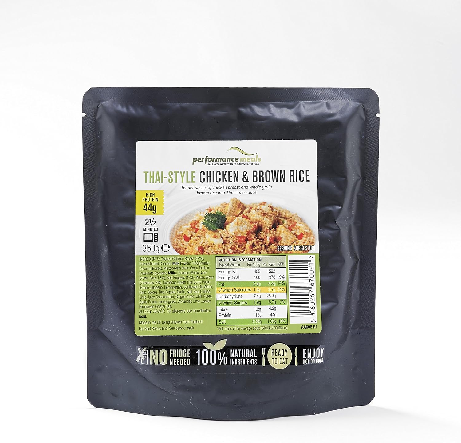 Performance Meals Performance Meals - 350g (Thai Style Chicken, Pack 12 ...