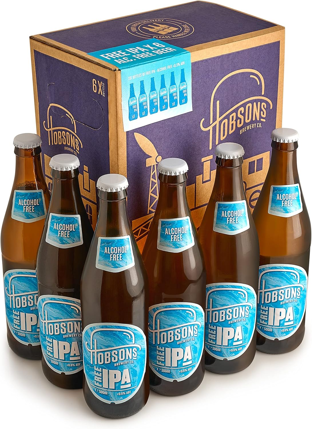 Alcohol Free Beer Hobsons FREE IPA Real Ale - Taster Gift Set – Golden ...
