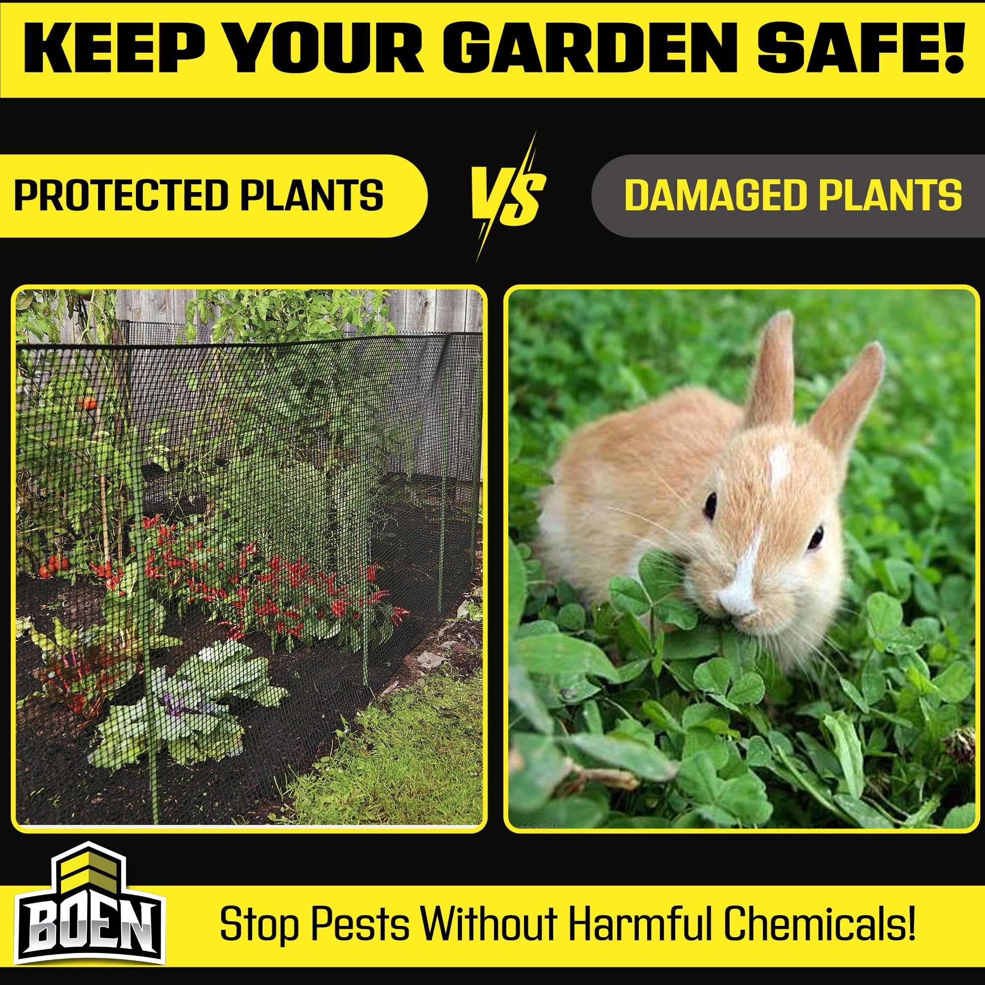 Snapklik.com : BOEN Plastic Mesh Hardware Netting, Tree Guard Barrier ...