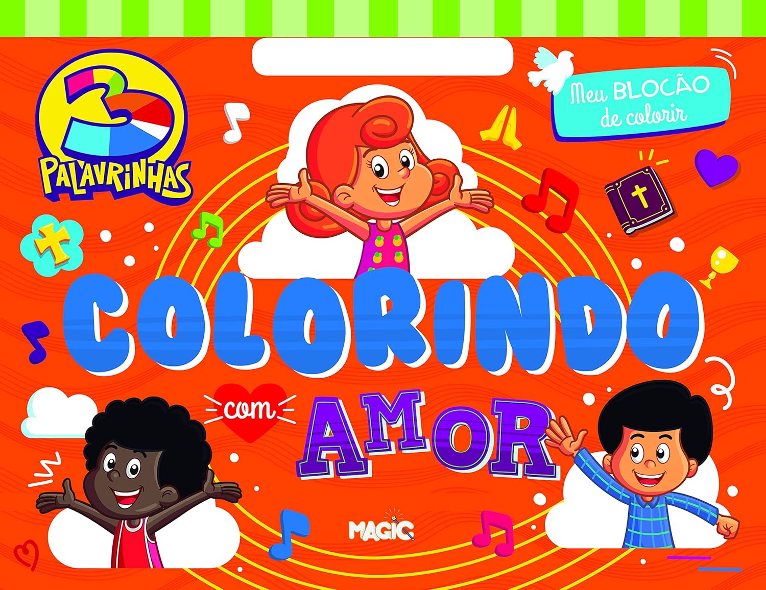 Livro Infantil Meu Bloco De Colorir 3 Palavrinhas Colorindo Com Amor livro-infantil-meu-bloco-de-colorir-3-palavrinhas-colorindo-com-amor