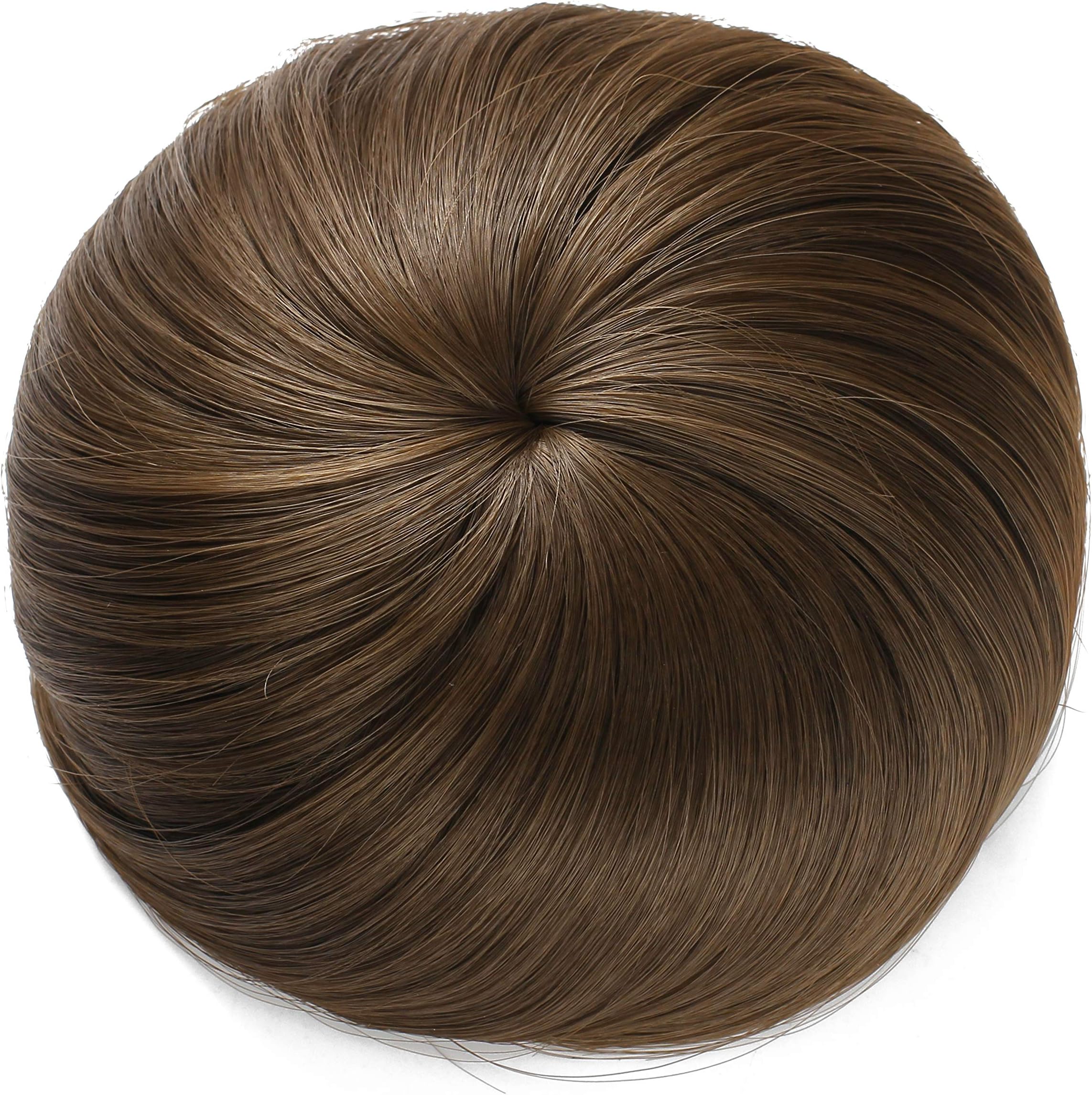 Amazon.com : Onedor Synthetic Fiber Hair Extension Chignon Donut Bun ...