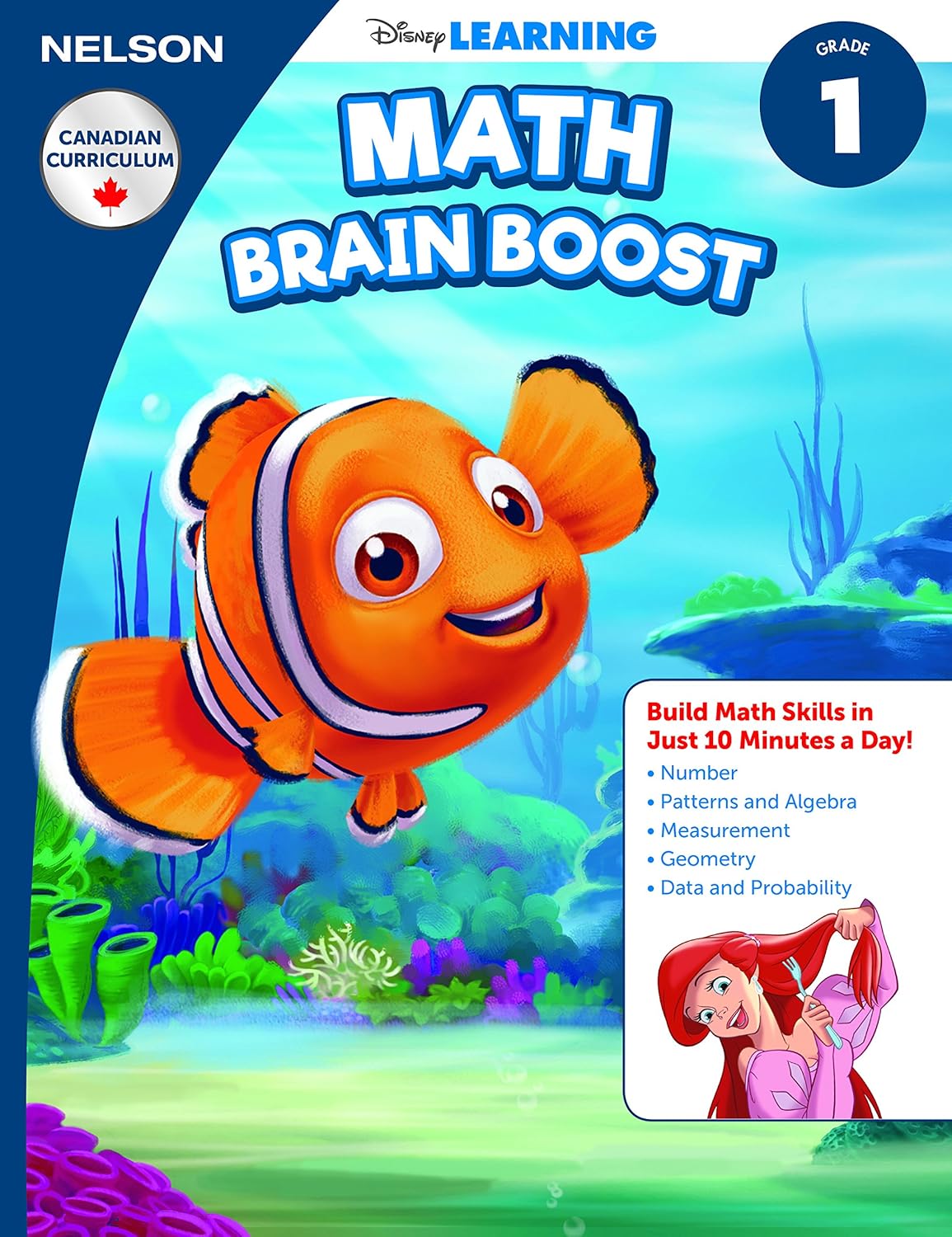 Disney Learning Math Brain Boost Grade 1 Skills Workbook: Nelson Canada ...