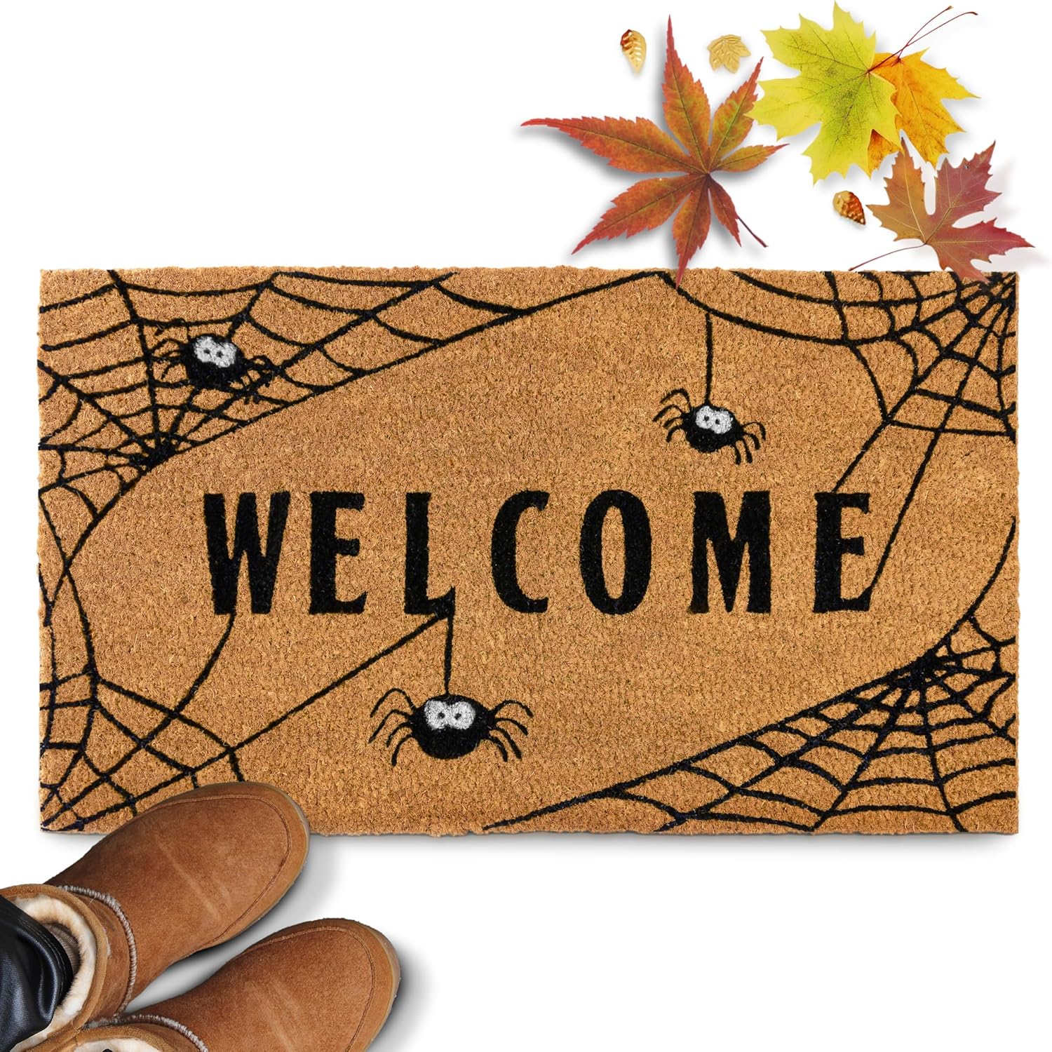 Amazon.com: MAINEVENT Spiderweb Doormat 30x17 Inch, Spiderweb Door Mat ...
