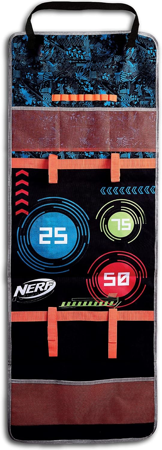 NERF BUNKR Stow & Go Clash Cache – Over-The-Door Storage for Nerf ...