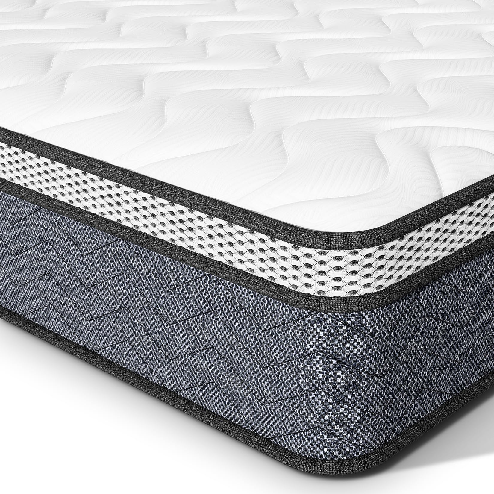 Amazon.com: Full Hybrid Innerspring Mattresses, 12 Inch Plush Mattress ...