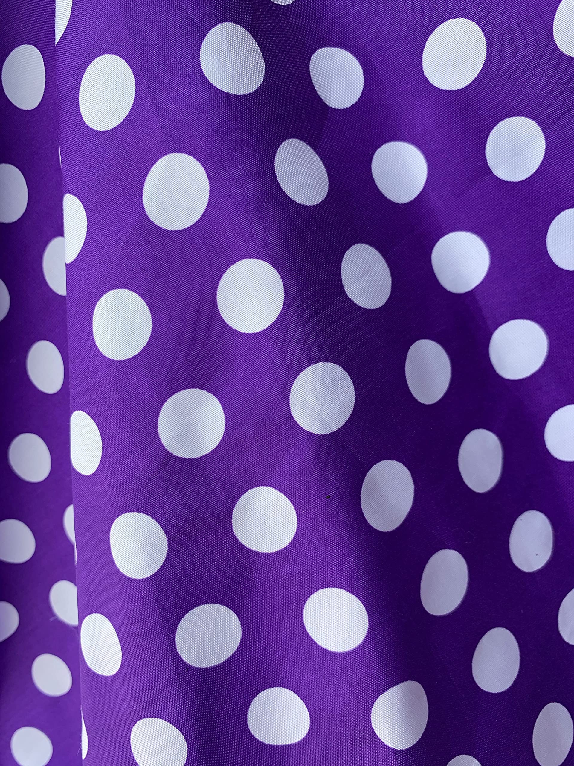 Purple Polka Dots Background Seamless Very Large Polka Dot Pattern