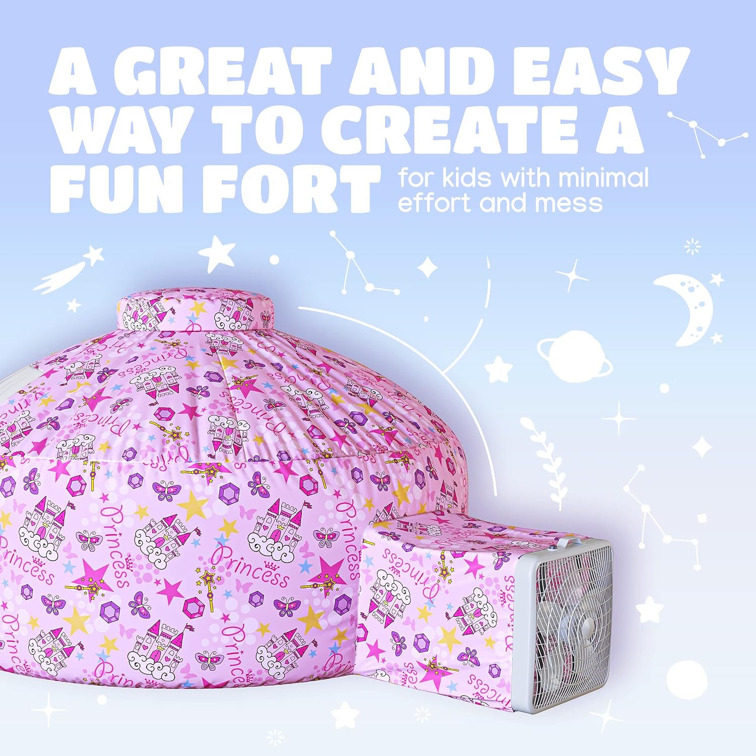 Buy Skywin Air Tent Fort Playhouse for Kids - Inflatable Kids Fort Sets ...