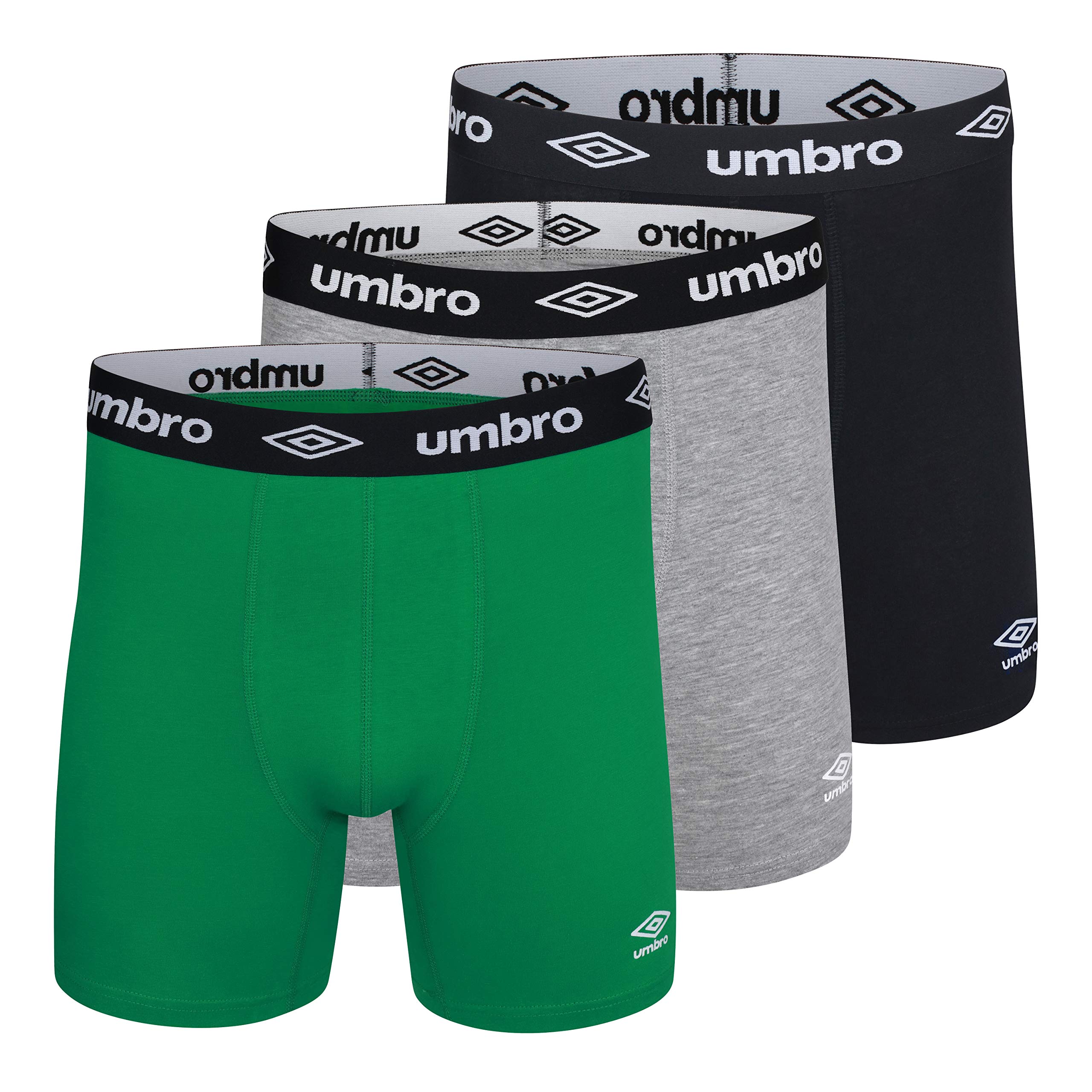 Snapklik.com : Umbro Mens Standard Cotton Boxer Briefs