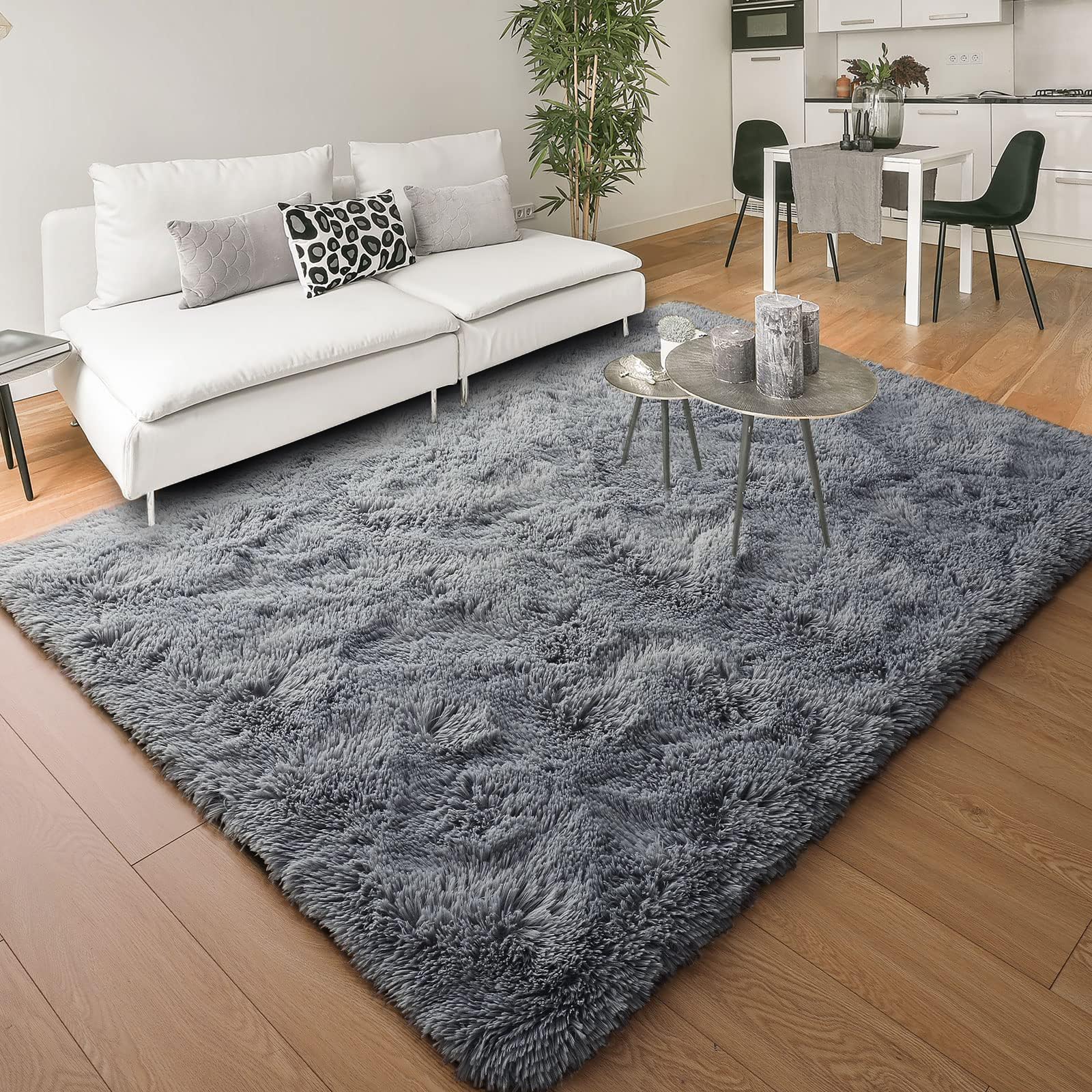 Amazon.com: IR Imperial Rooms 3x5 Feet Grey Luxury Area Rugs for Living ...