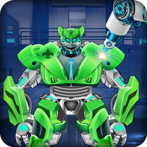 War Robots Space Battle Games Mech Robot Car Transforming Games: Robot City Attack Games Multi ...