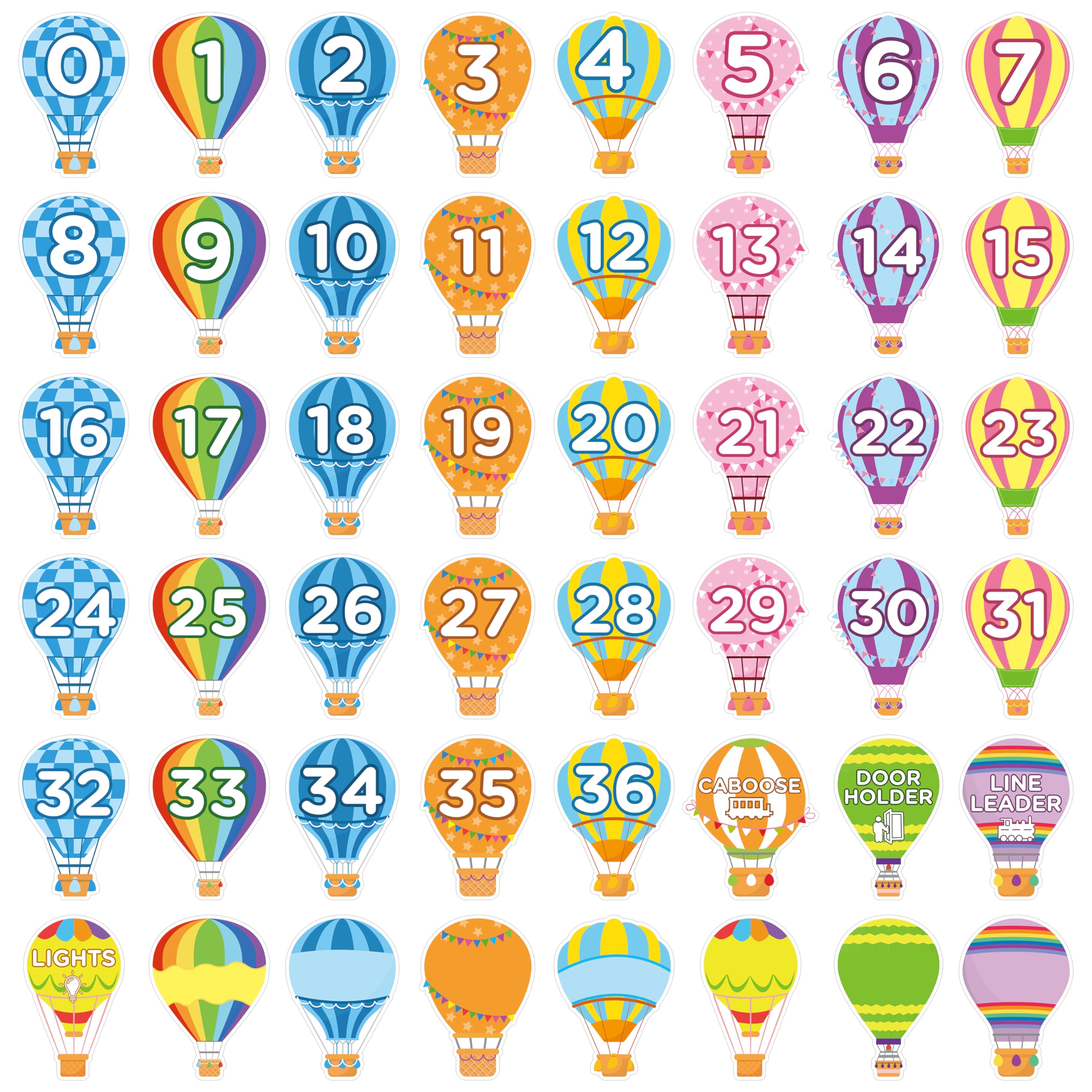 Amazon.com: CPicdn Line Up Spots Dots - 48Pcs Numbers Spot Markers ...