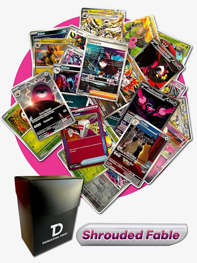 Amazon.com: Shrouded Fable Pokémon Compatible TCG Random Assortment ...