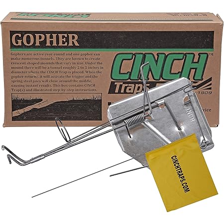 Amazon.com: GopherHawk® Gopher Trapping Set, Includes Wedge & Probe ...