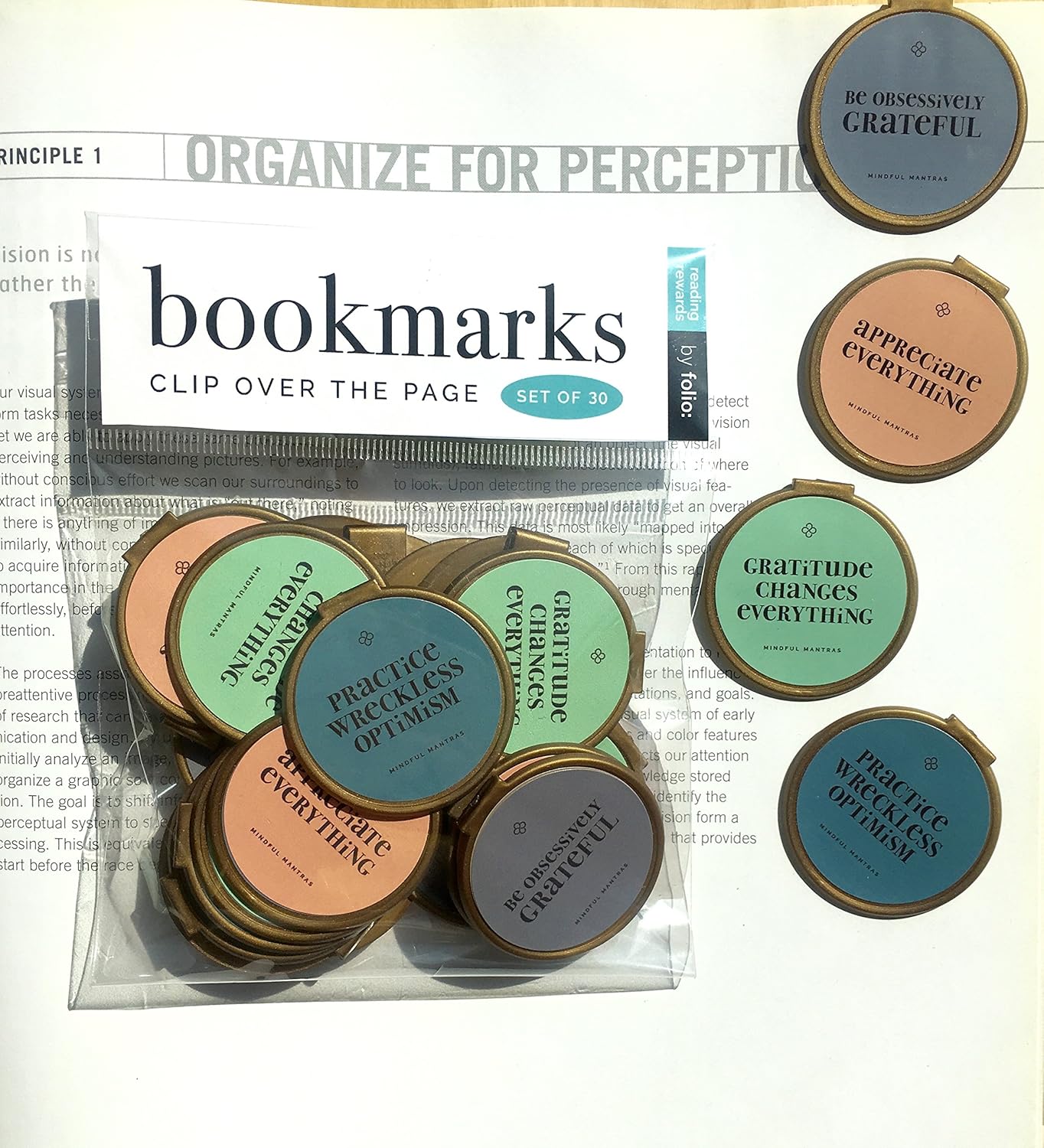 Amazon.com: Mantra Quote Bulk Bookmarks Set of 30- Motivational ...