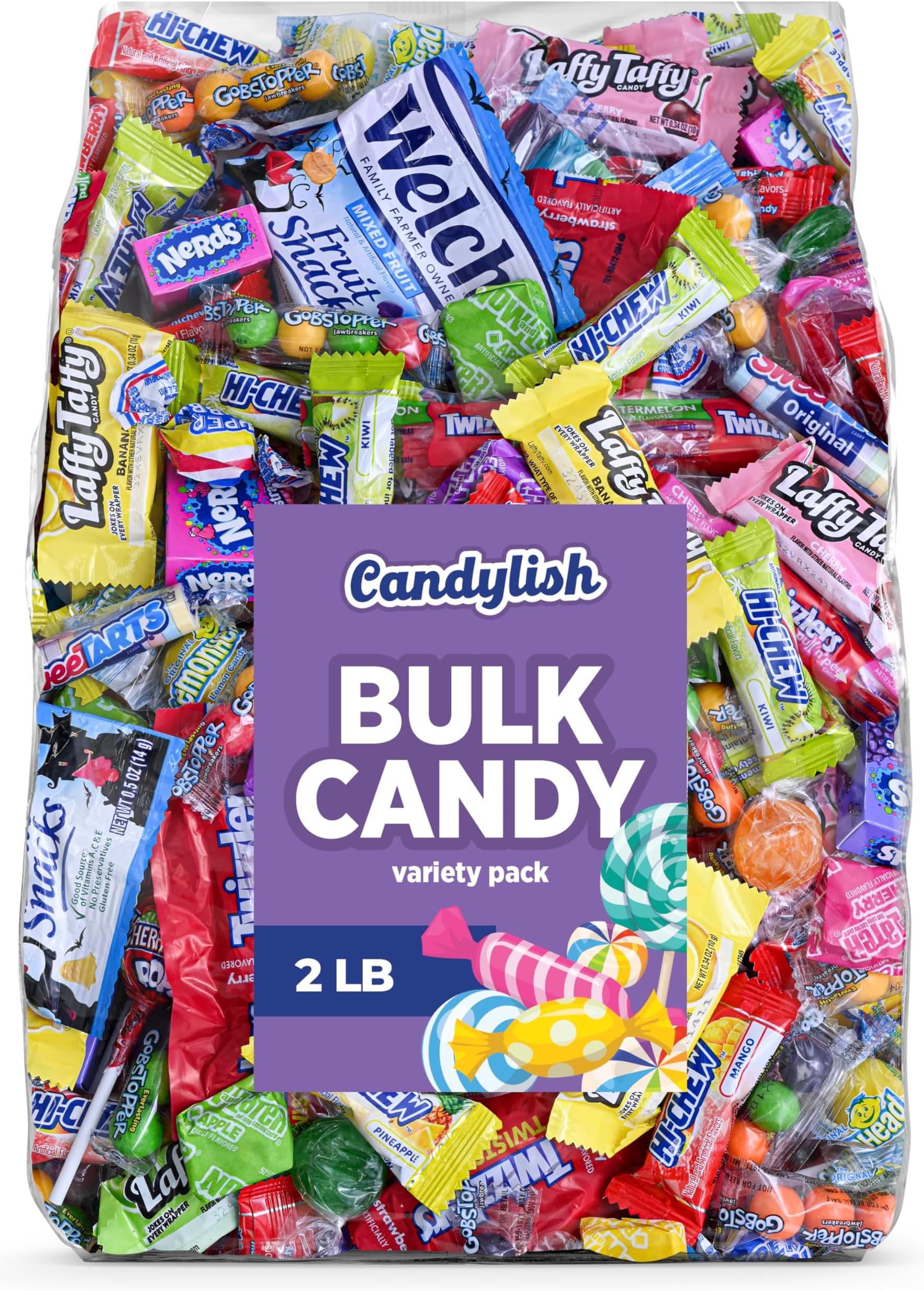 Amazon.com : Candy Mix - 2 lb Bulk Bag of Individually Wrapped Treats ...