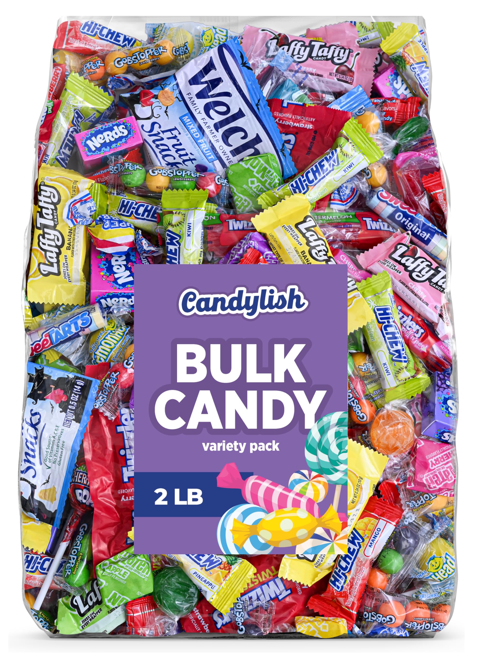 Amazon.com : Candy Mix - 2 lb Bulk Bag of Individually Wrapped Treats ...