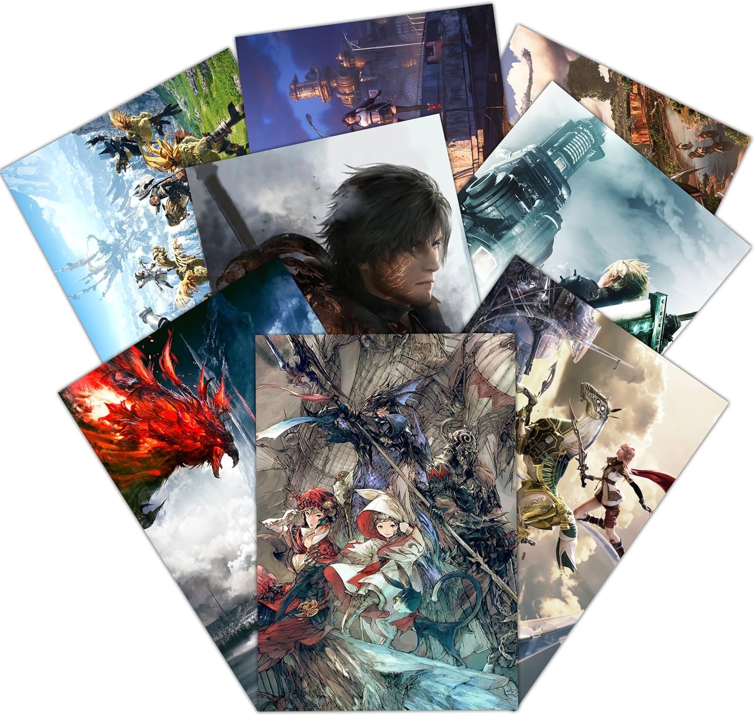 Amazon.com: Kilmila Game Fantasy Posters (8 Pack) Unframed Video Game ...