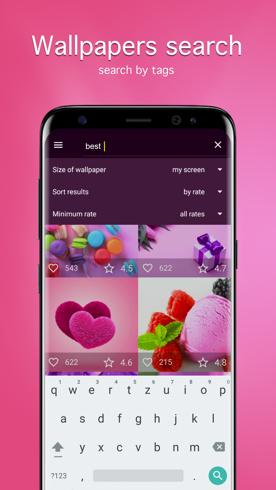 Pink Wallpapers and Backgrounds apps 4k - App on Amazon Appstore