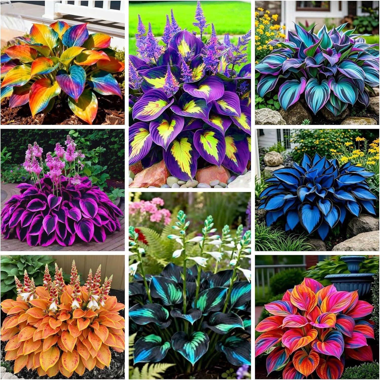 Amazon.com : 280+ Hosta Seeds for Planting Perennial Heart-Shaped Hosta ...