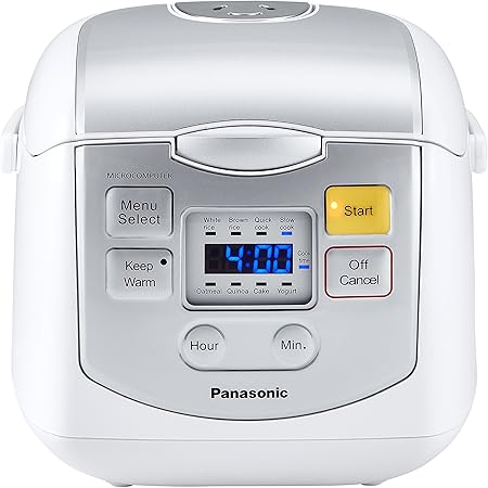 Amazon.com: Panasonic 5 Cup (Uncooked) Rice Cooker with Fuzzy Logic and ...