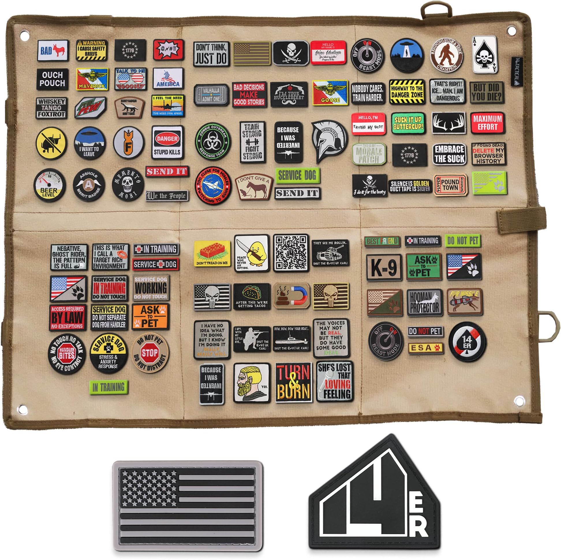 Amazon.com: 14er Tactical Patch Display Board | Patch Panel Board for ...