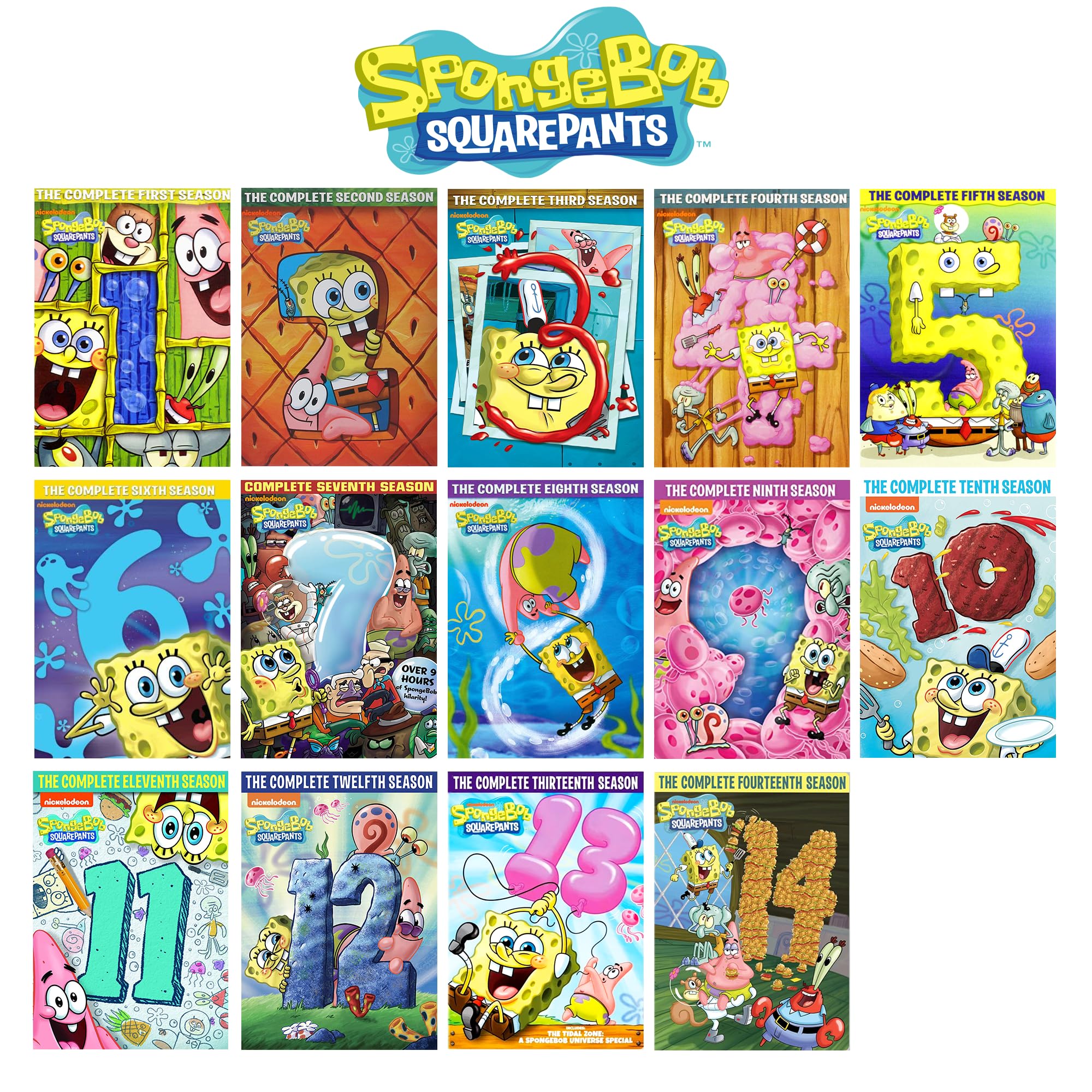 Amazon.com: Spongebob Complete Series Collection: Seasons 1-14 : Tom ...