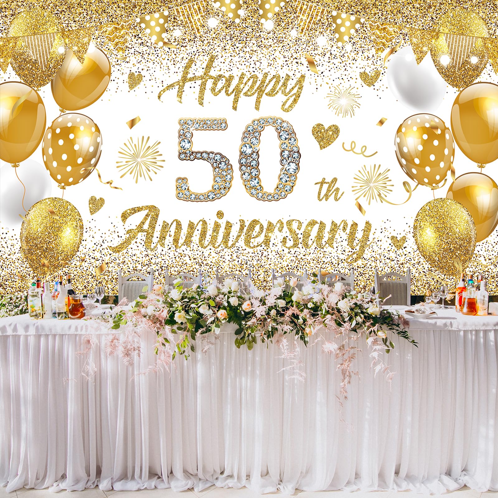 50th wedding anniversary poster | Beachweddingtips.com