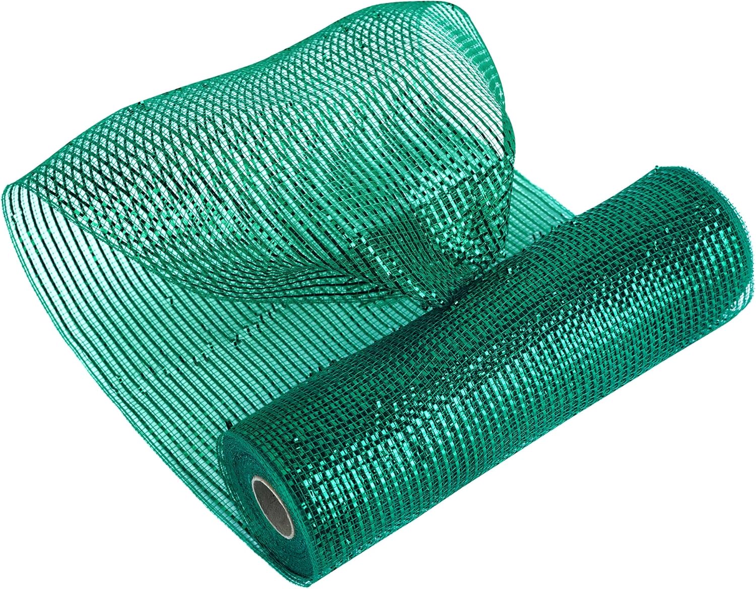 Amazon.com: MEEDEE Forest Green Deco Mesh 10 Inch Deluxe Wide Foil ...
