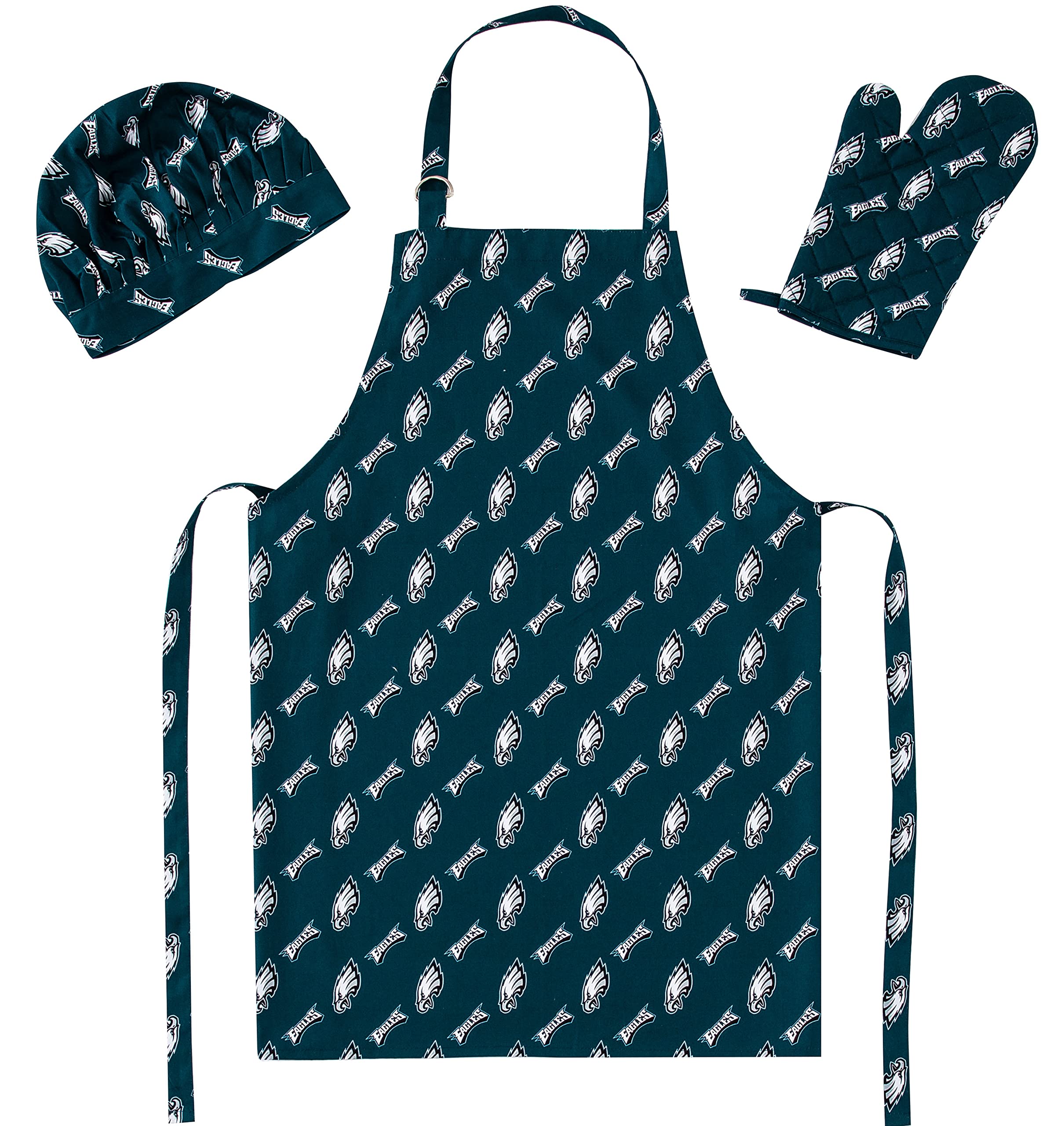 Snapklik.com : Northwest NFL Philadelphia Eagles 3-Piece Apron