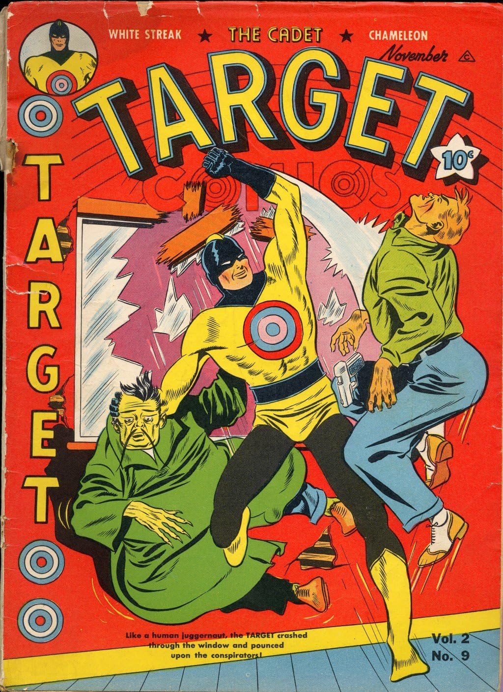 Amazon.com: POSTER comics cover Novelty Press Target 9 Vintage Wall Art ...