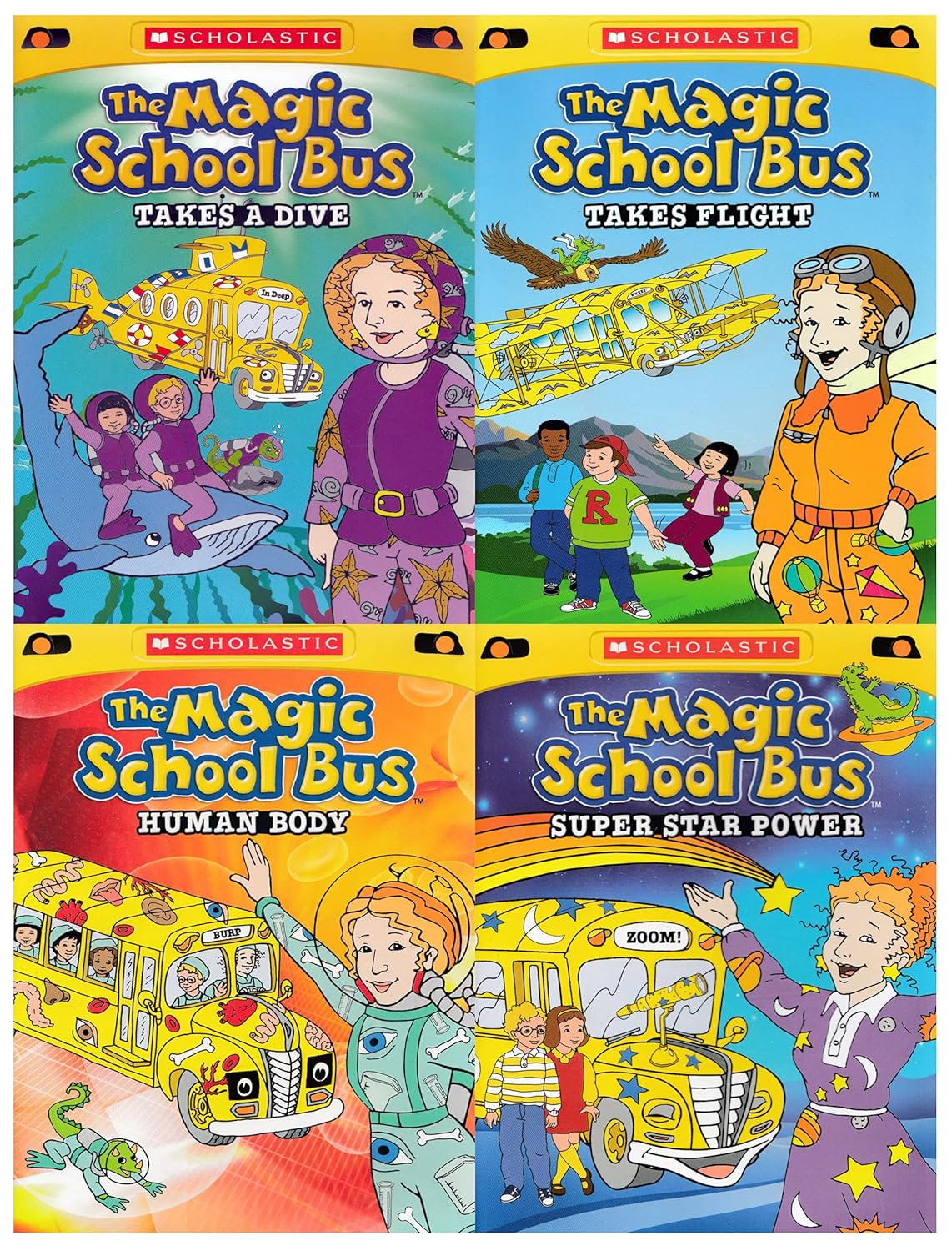 Amazon.com: The Magic School Bus: Takes A Dive / Takes Flight / Human ...