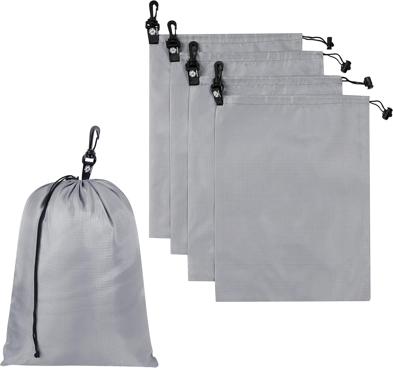 Amazon.com: PALTERWEAR Drawstring Bag - Cinch and Ditty Pouch with Clip ...