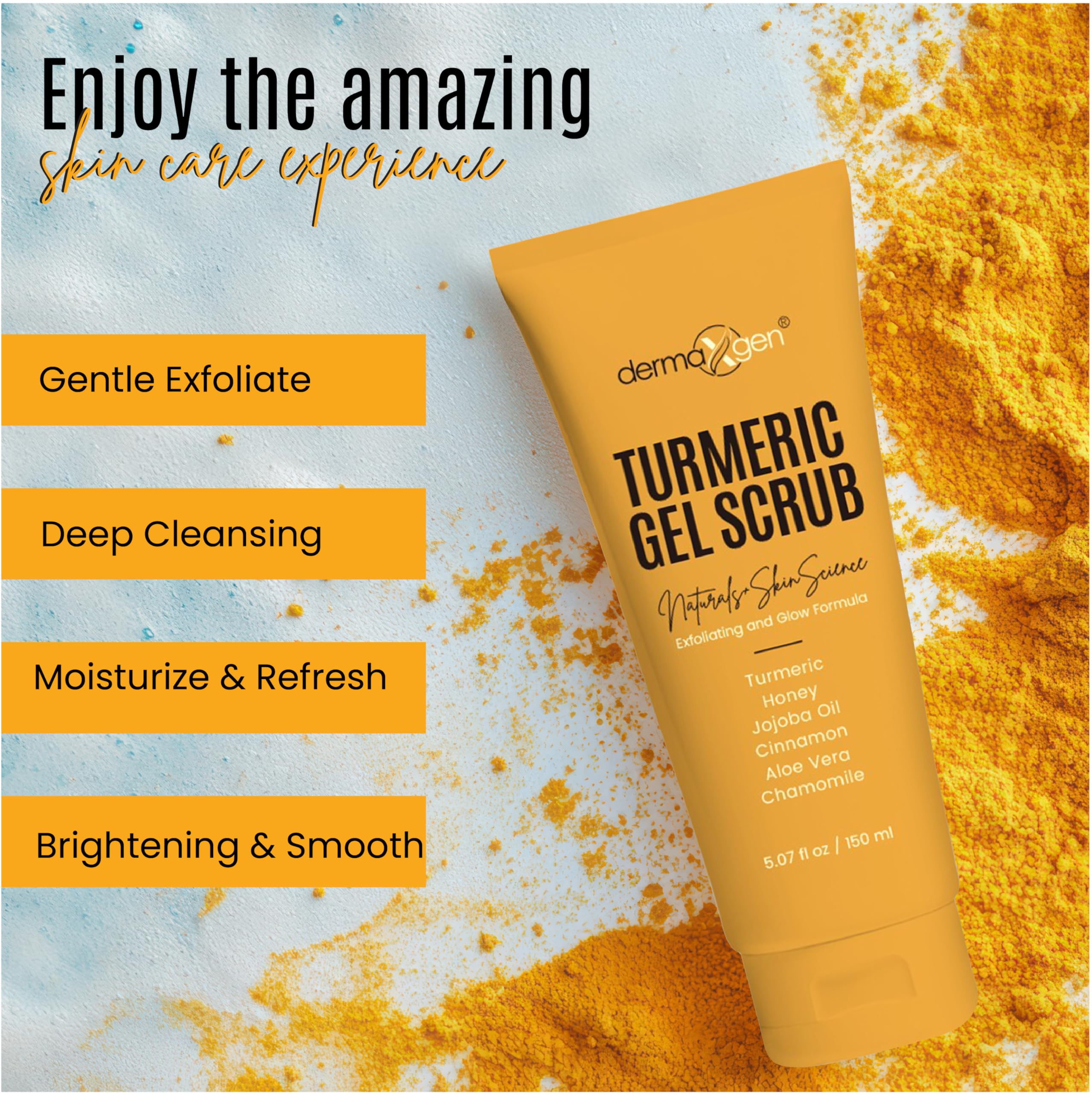 Snapklik.com : Turmeric Gel Scrub Exfoliate, Brighten, And Refresh Your ...
