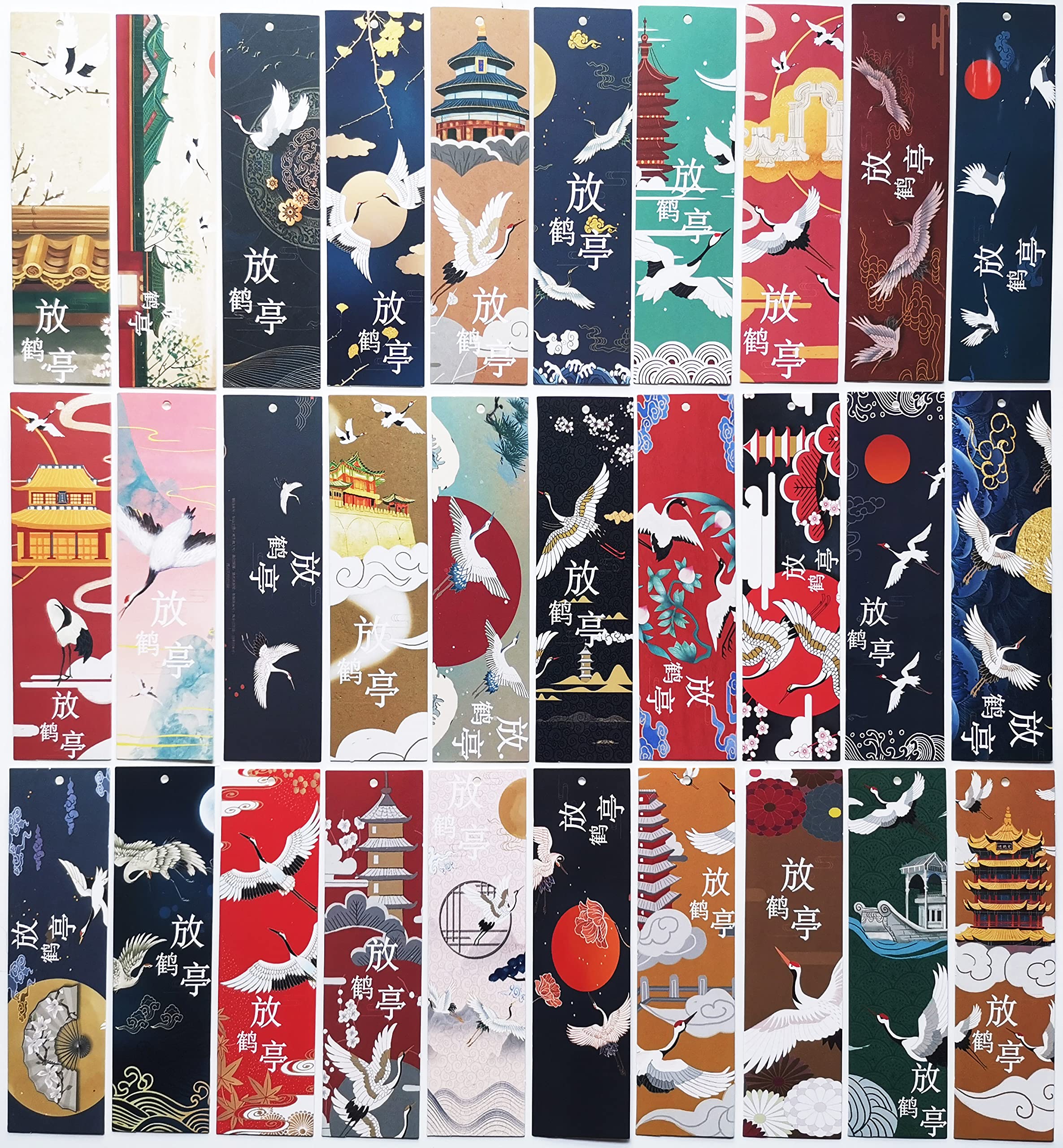 Amazon.com: China Red Crowned Crane Bookmarks Chinese Culture Crane ...