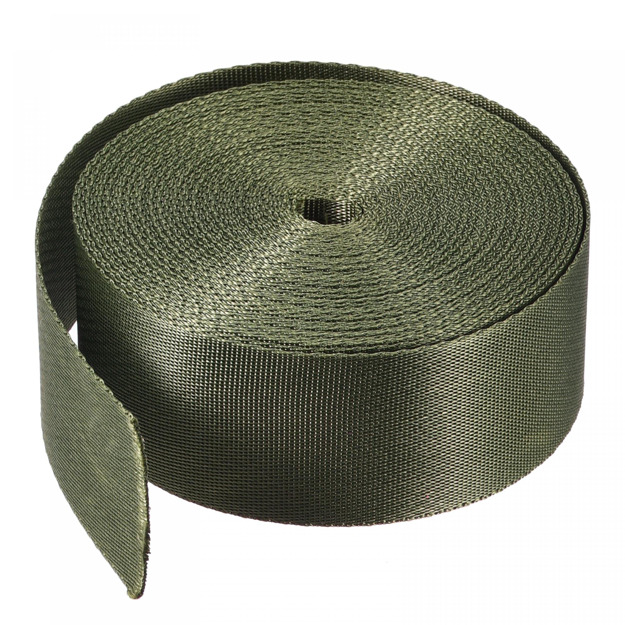 sourcing map Flat Nylon Webbing Strap 1.5 Inch 10 Yards Dark Green for ...