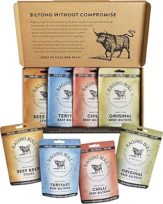 Amazon.co.uk: Raging Bull Snacks - Jerky / Meat Snacks: Grocery