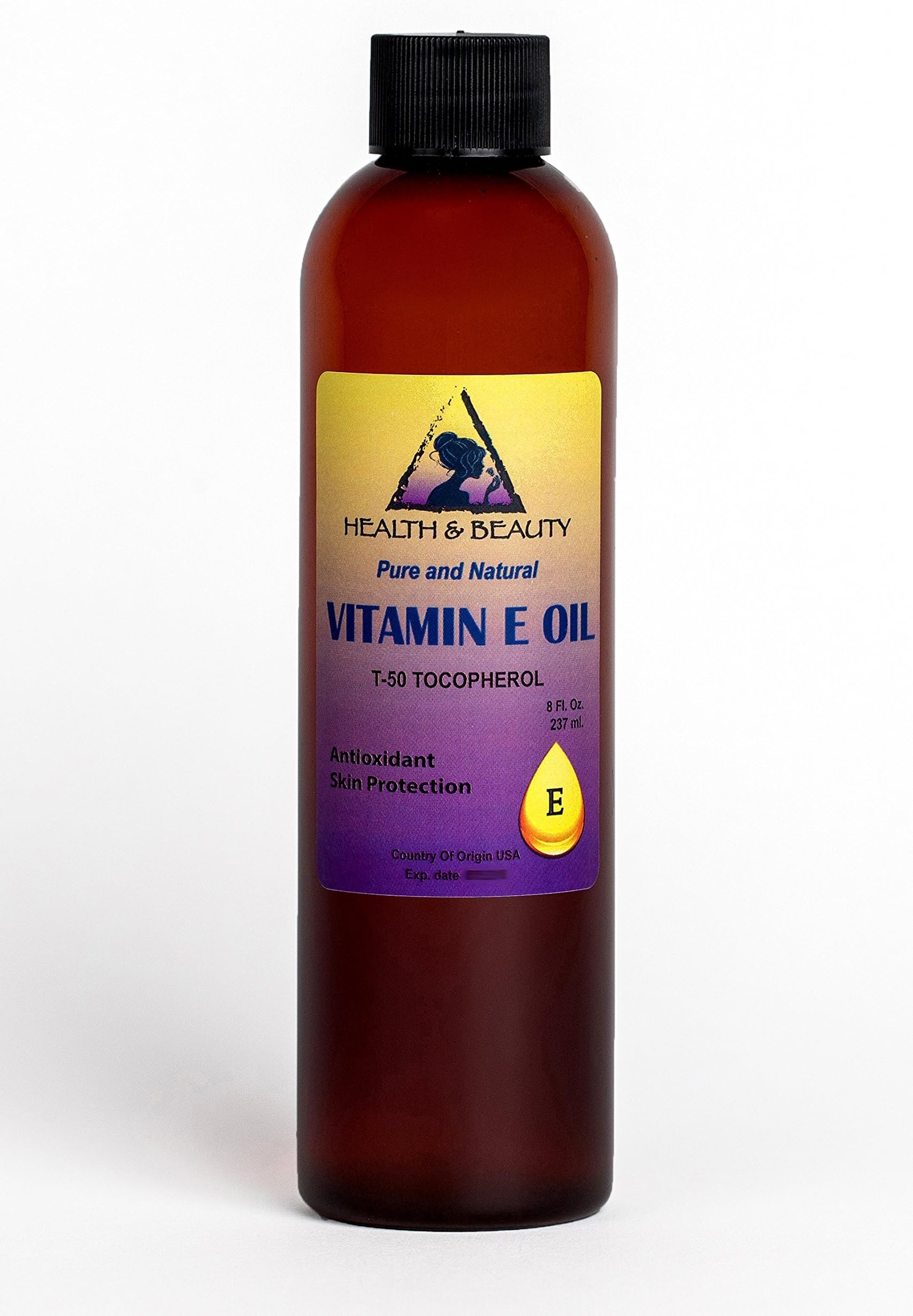 Amazon.com : 8 fl.oz-100% Pure And Natural Soy Free T-50 Tocopherols ...